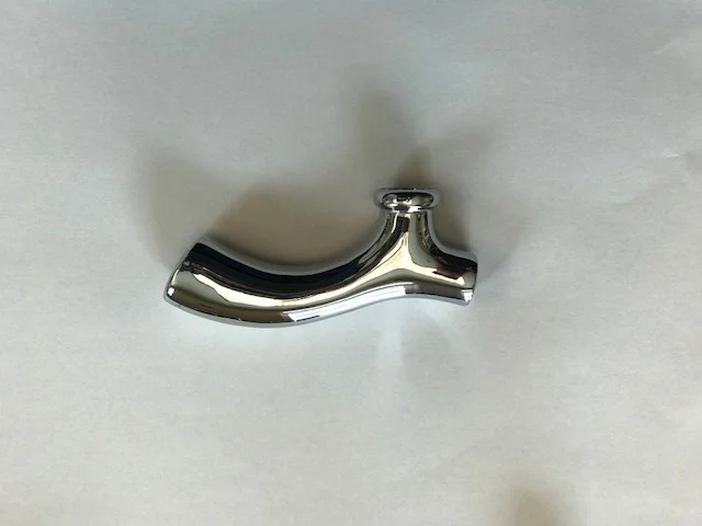 USMC Natural Ash Cane with Chrome Fritz Handle — MILITARY CANES