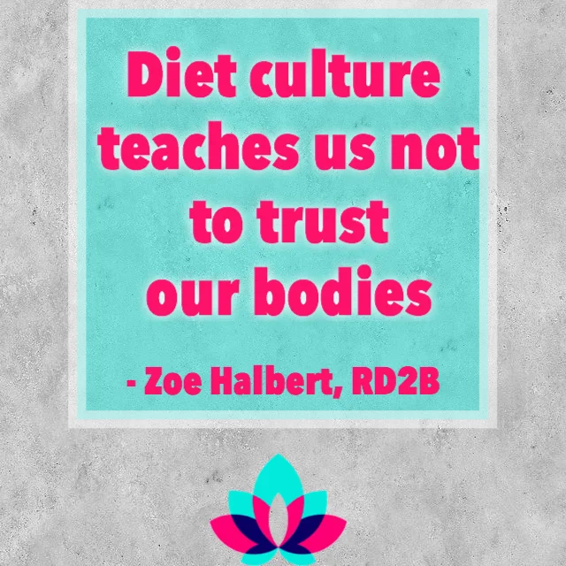 Living in Diet Culture — Interoceptive Nutrition