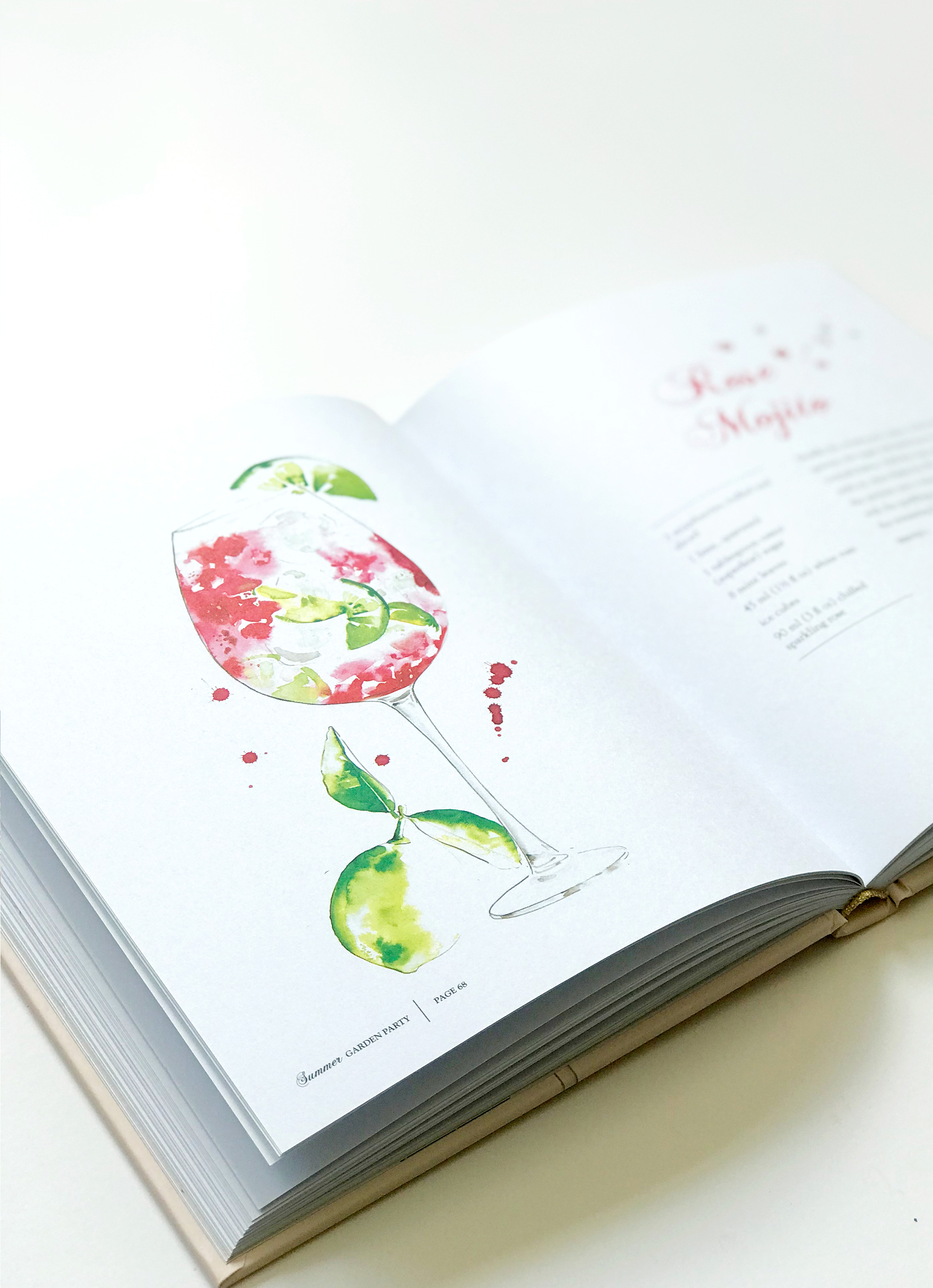 Spritz Fever Cocktail Illustrations — Sarah Hankinson Melbourne Art And