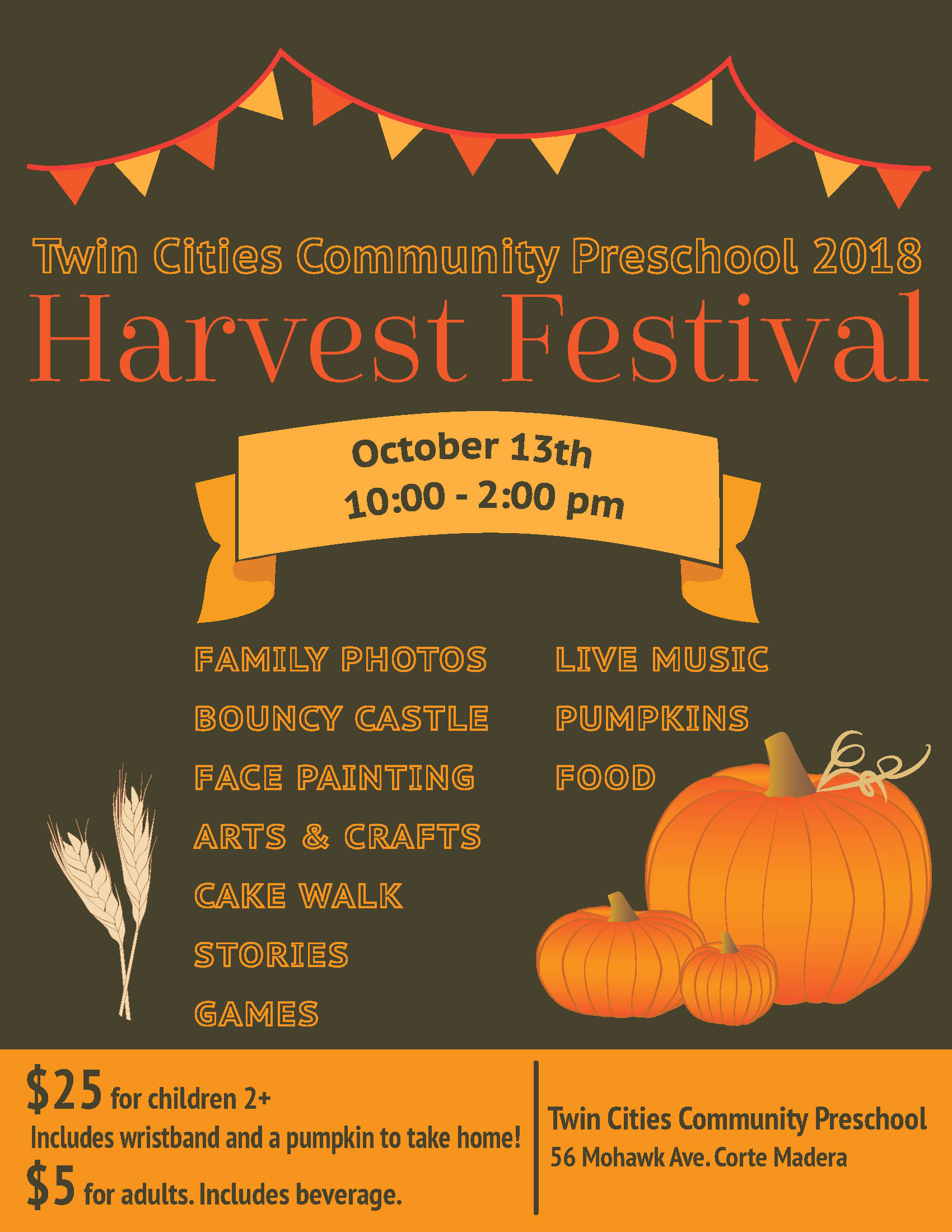 Harvest Party Flyer