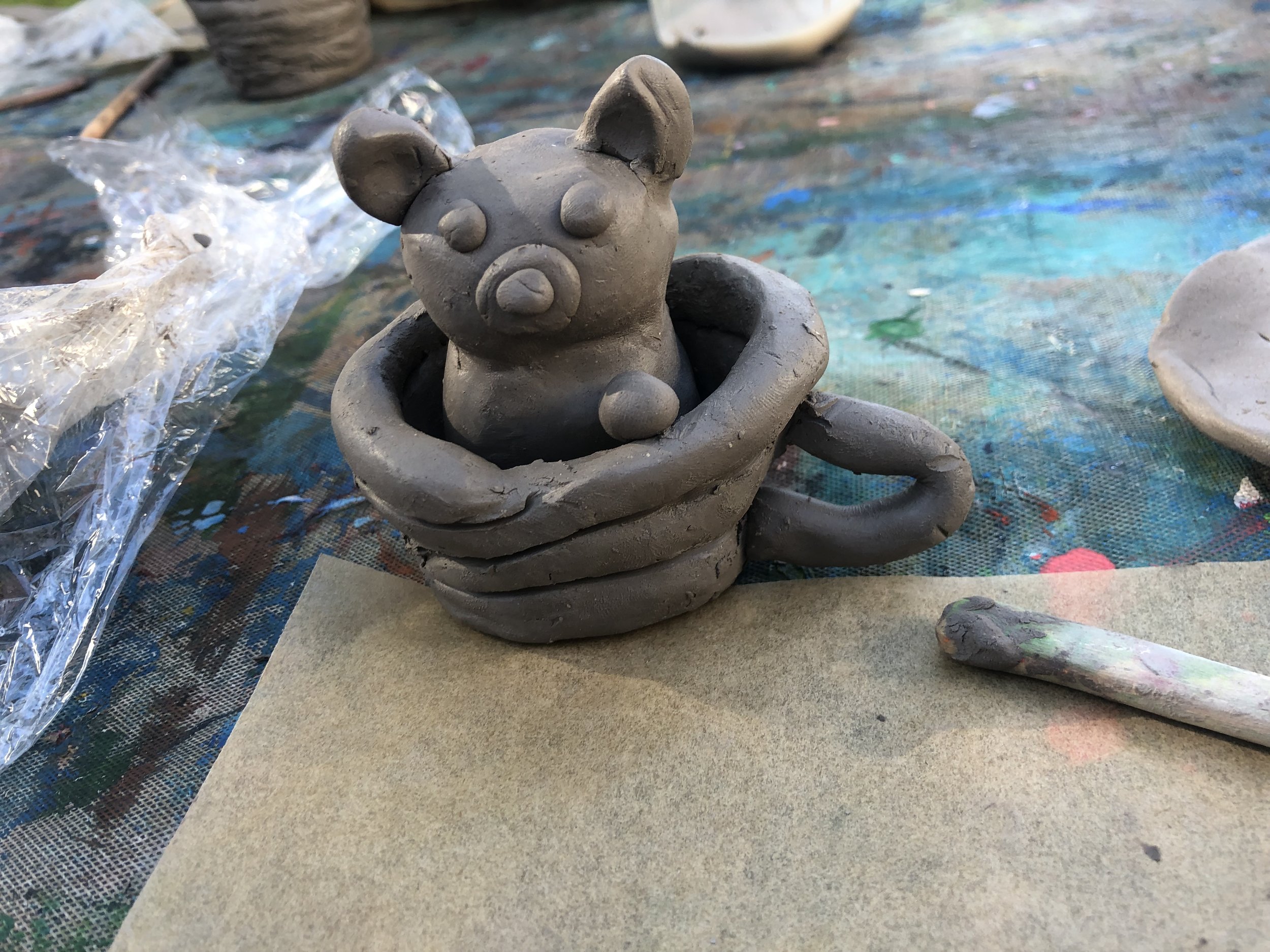 Clay Day! Coil Pot. Working with Air Dry Clay — mamalife.love