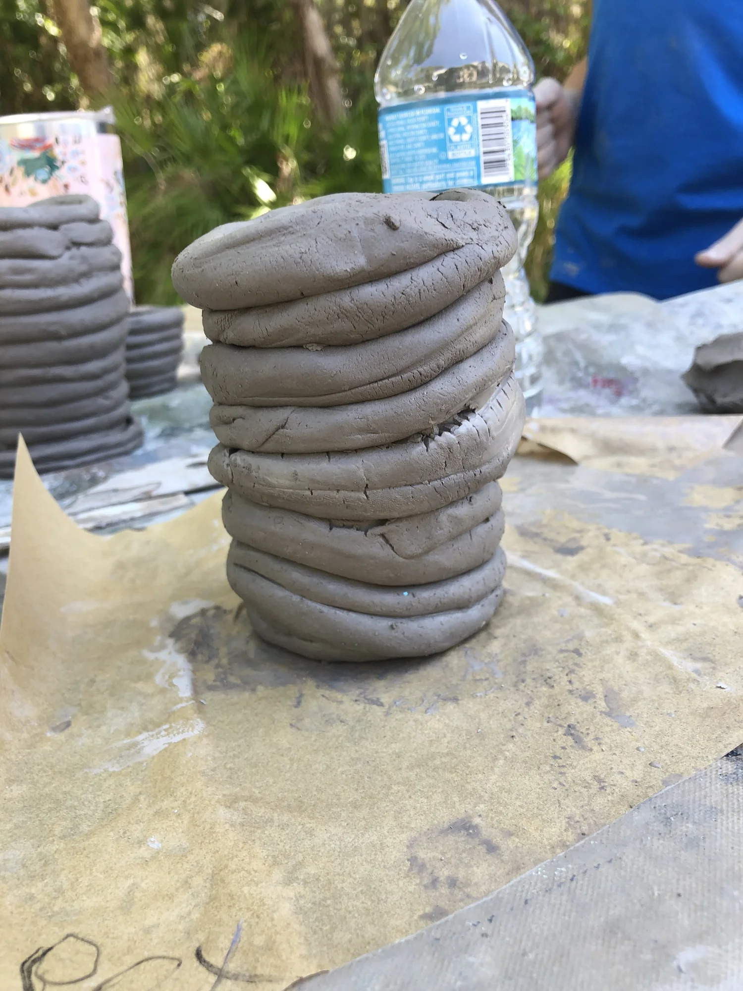 Clay Day! Coil Pot. Working with Air Dry Clay — Halo