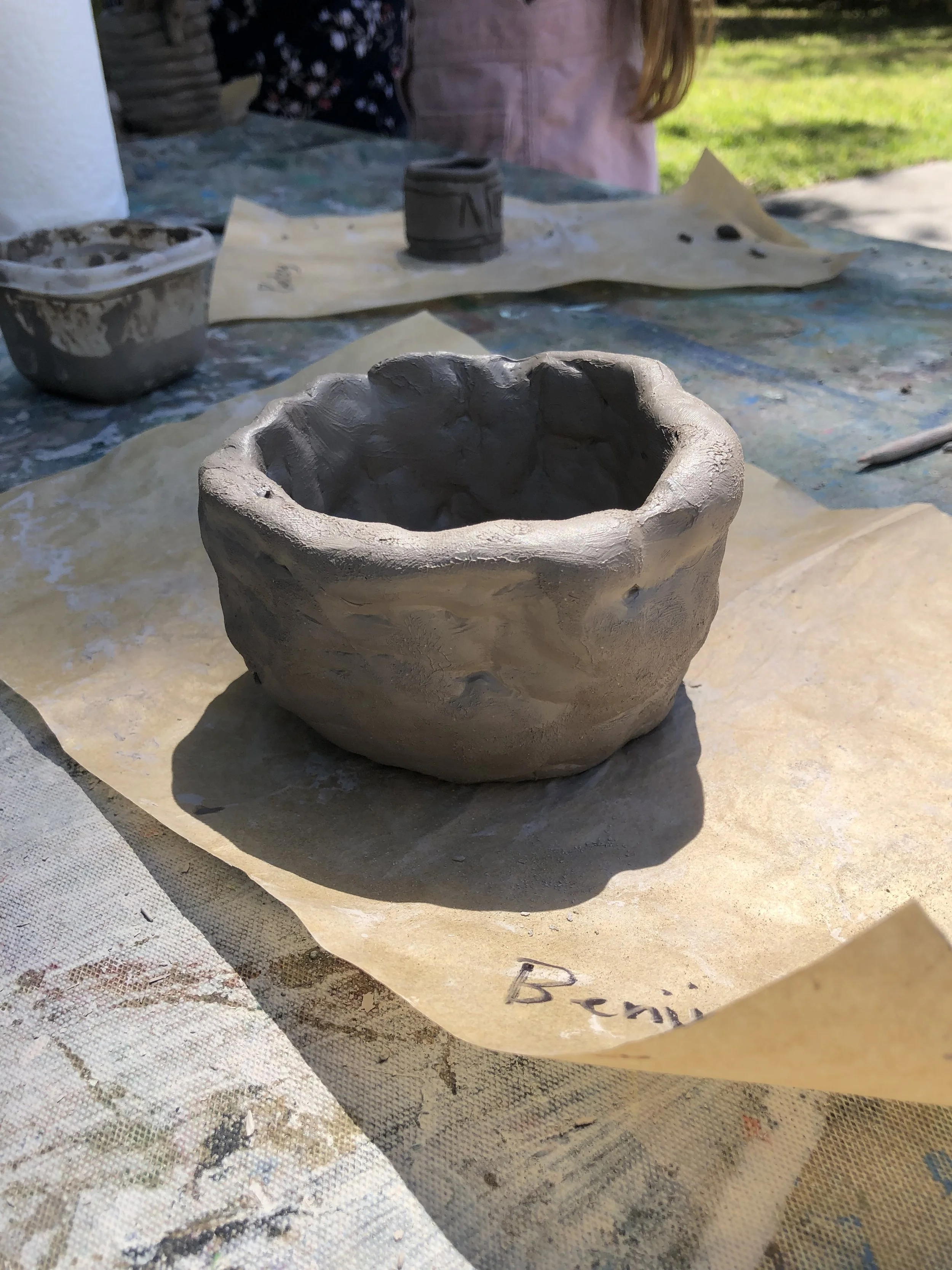 Clay Day! Coil Pot. Working with Air Dry Clay — mamalife.love