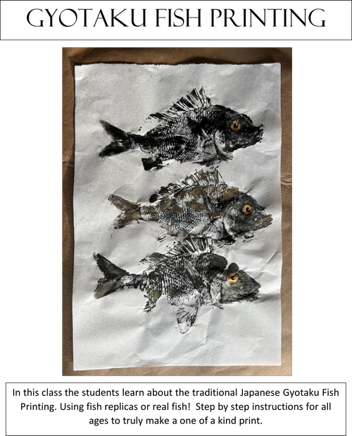 Gyotaku Fish Printing, Japanese Fish Printing — Halo