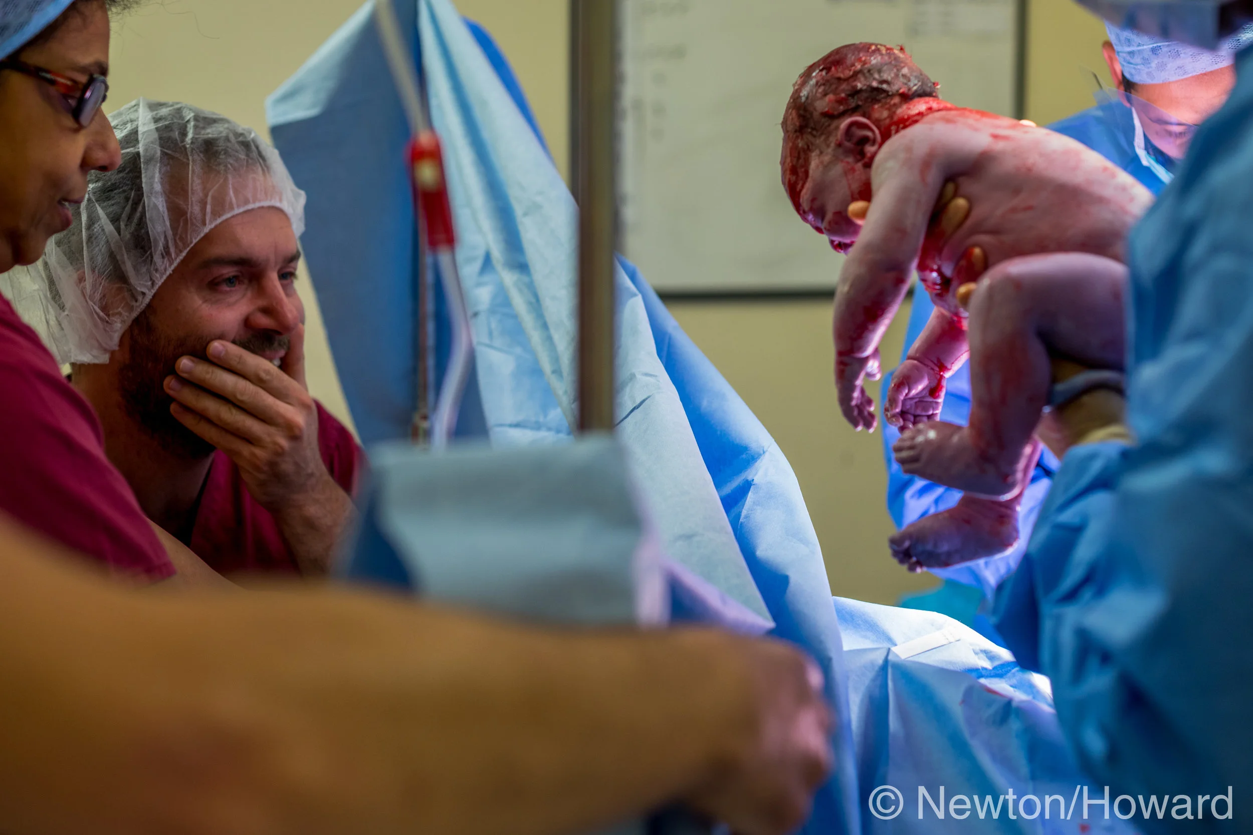 The story of these powerful photos of a C section and the birth of my ...