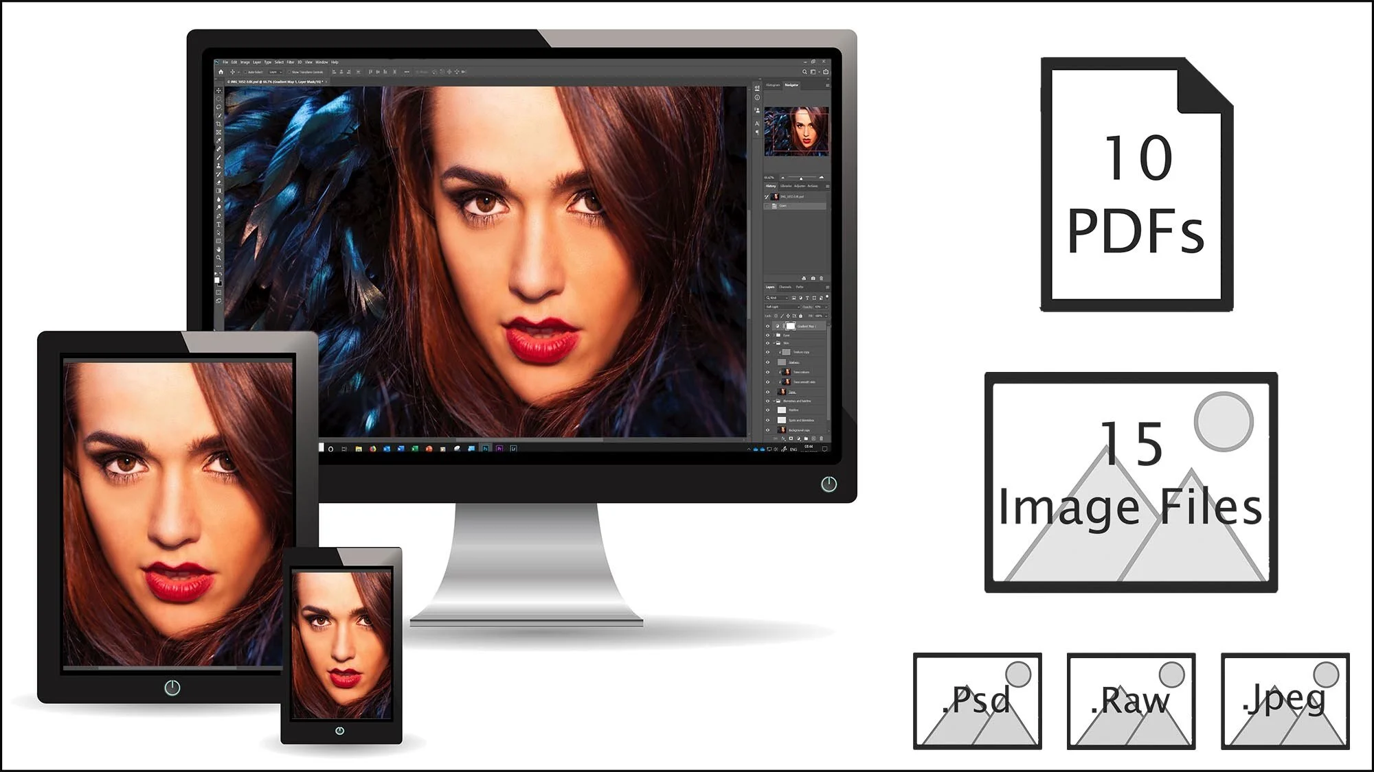 Portrait Retouching Course — The School of Photography - Courses ...