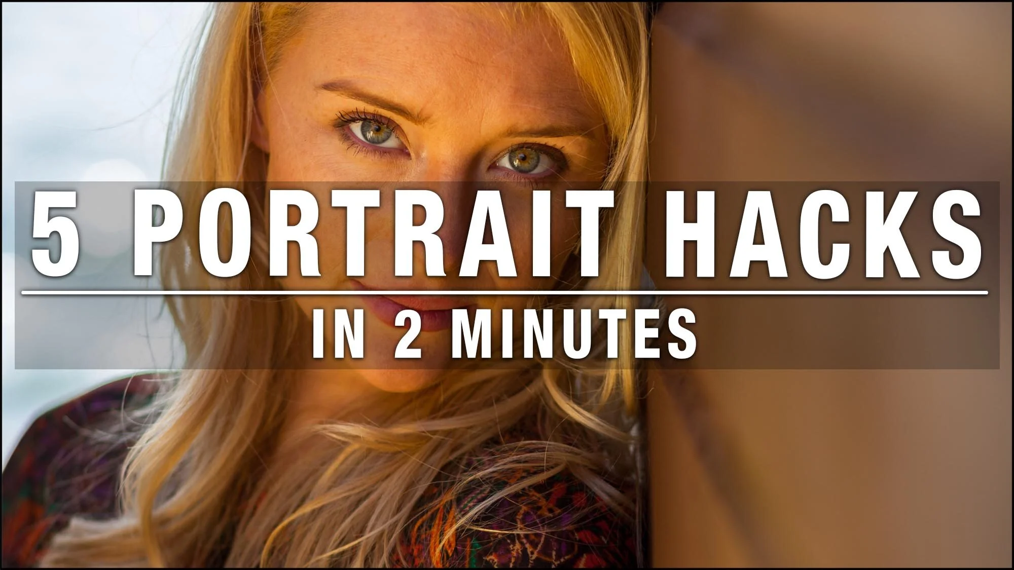 portraiture — Free Photography Tutorials and Pro Tips & Techniques ...
