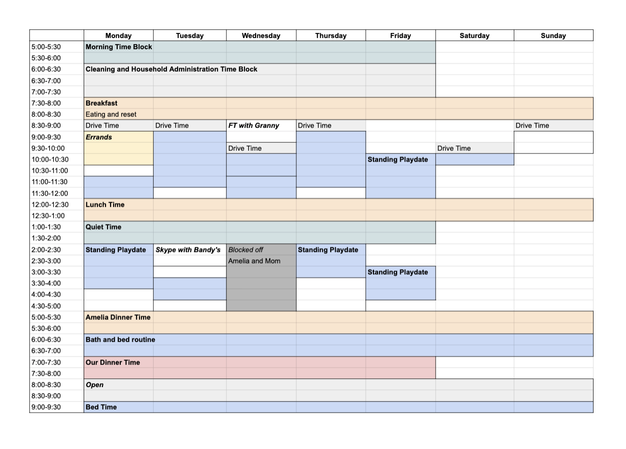 Time Blocking and Designing Your Perfect Schedule — An Organized Life