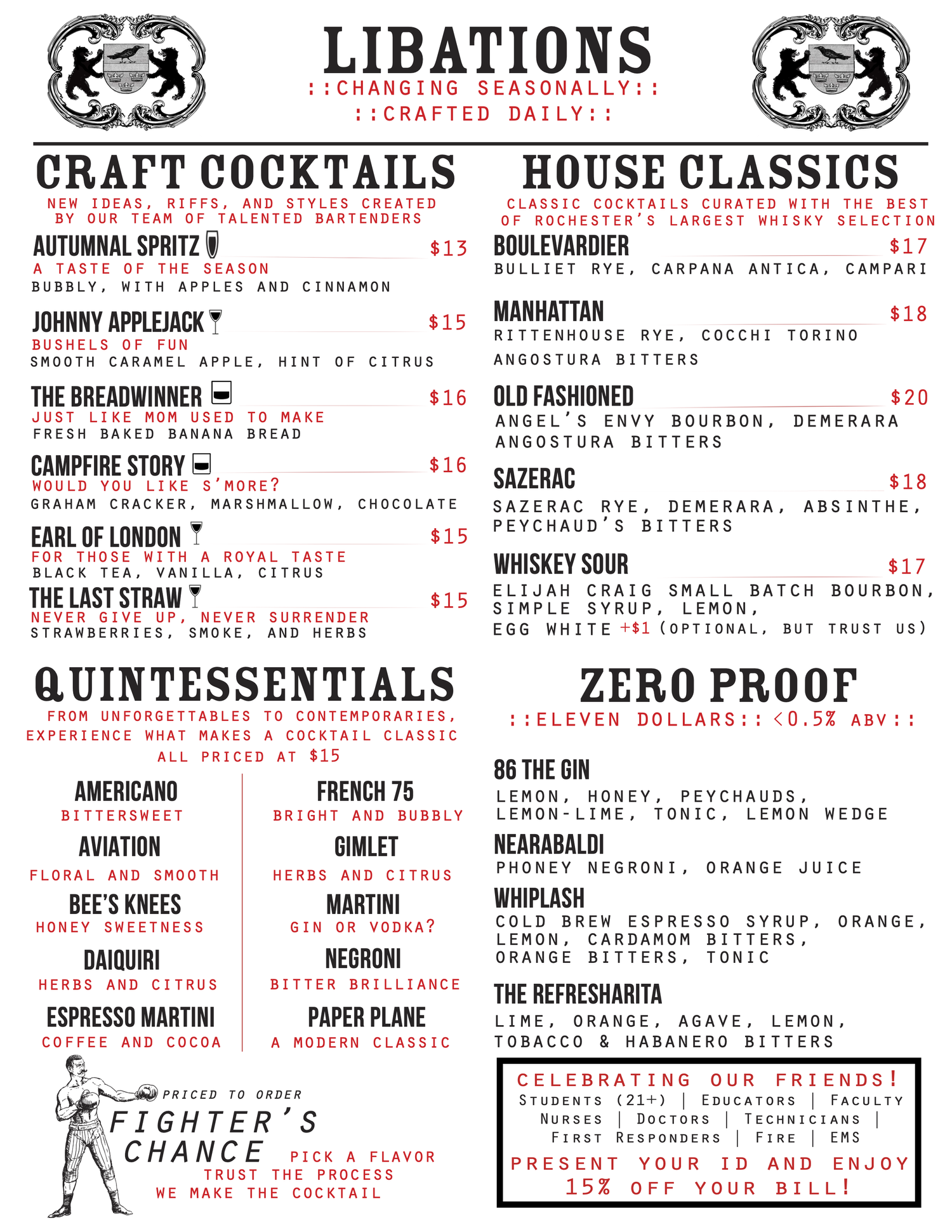 Menus — The Daily Refresher