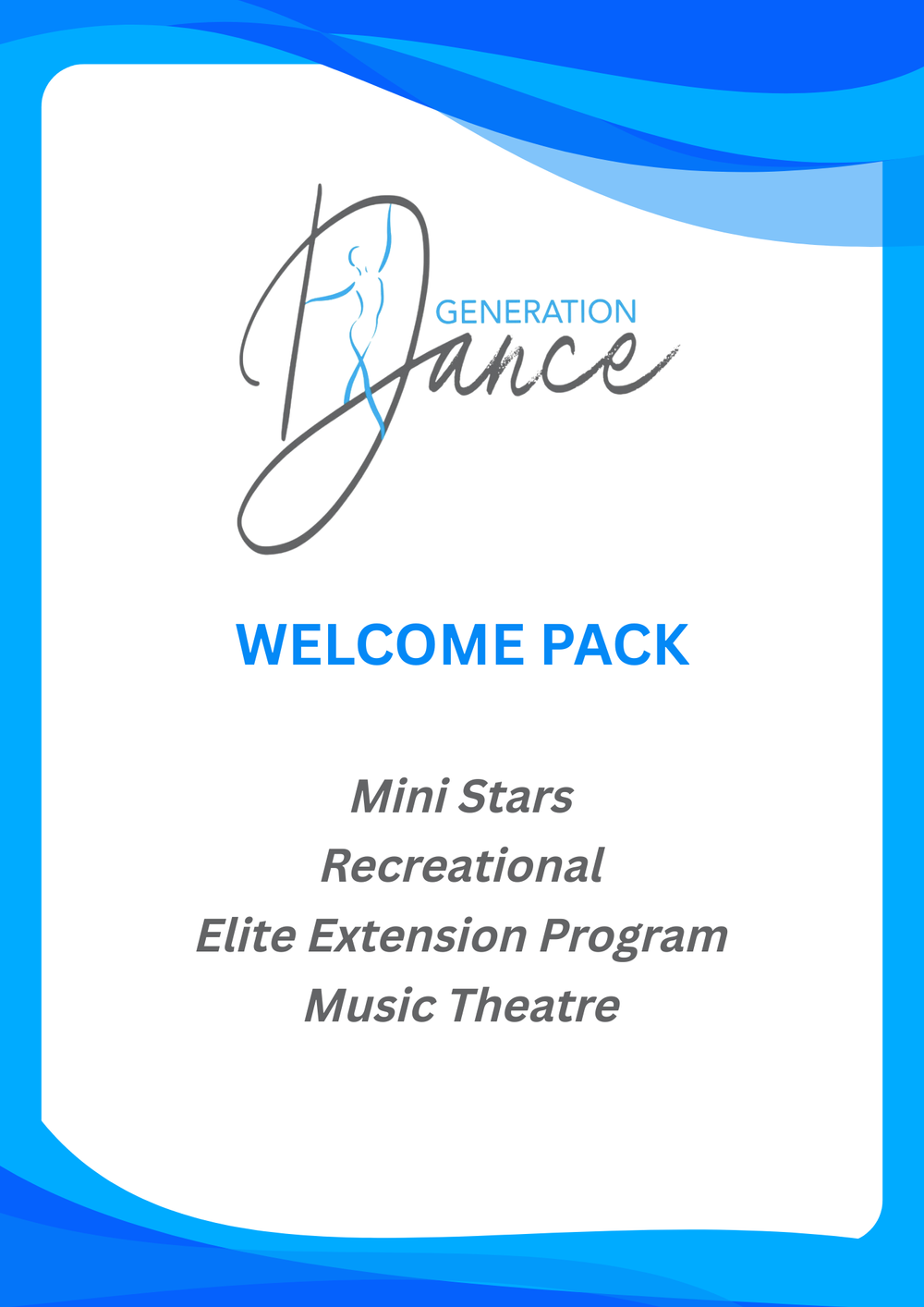 Welcome Information Packs