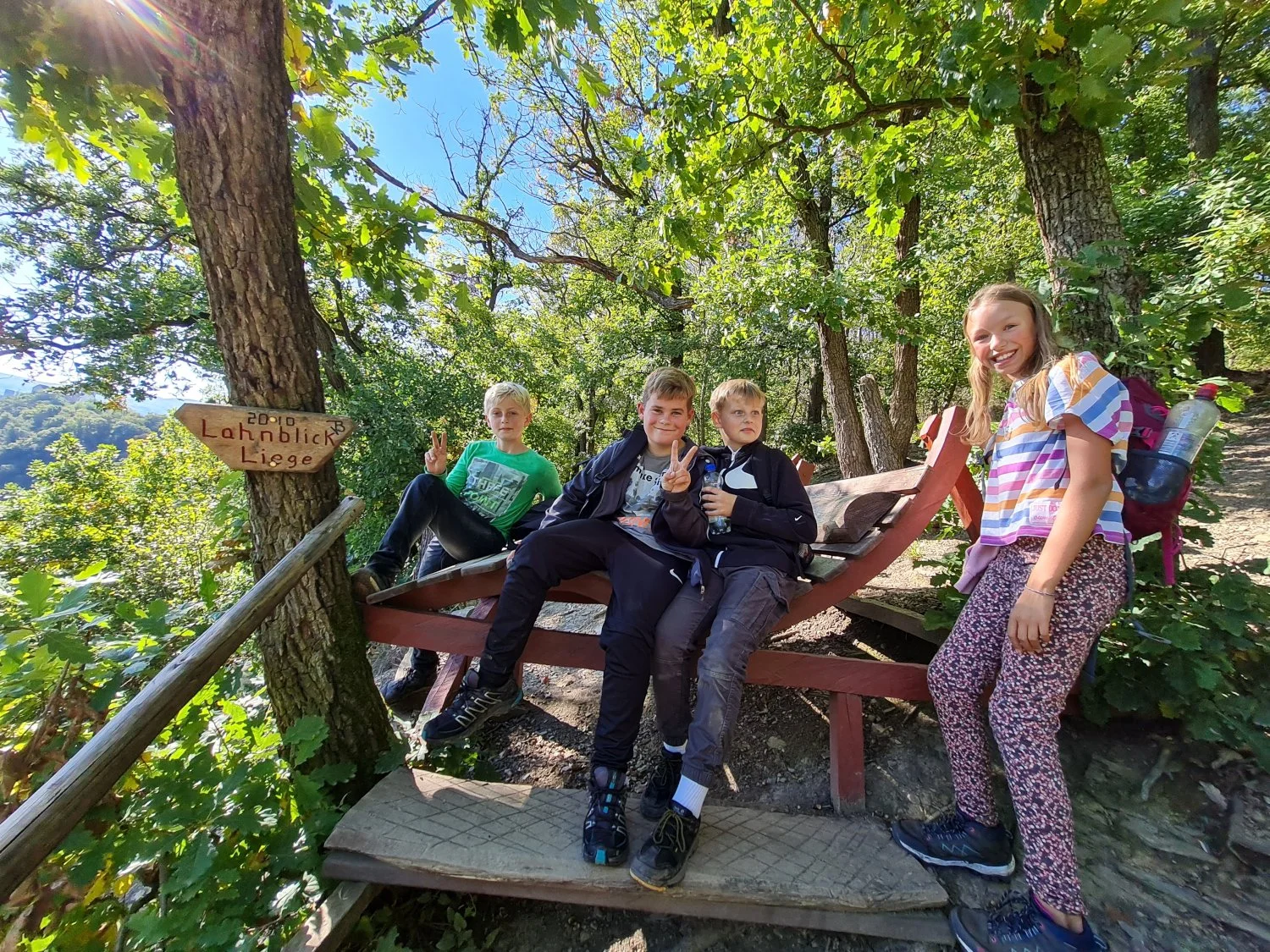 Sportklasse unterwegs in der wildromantischen Ruppertsklamm — Heinrich ...