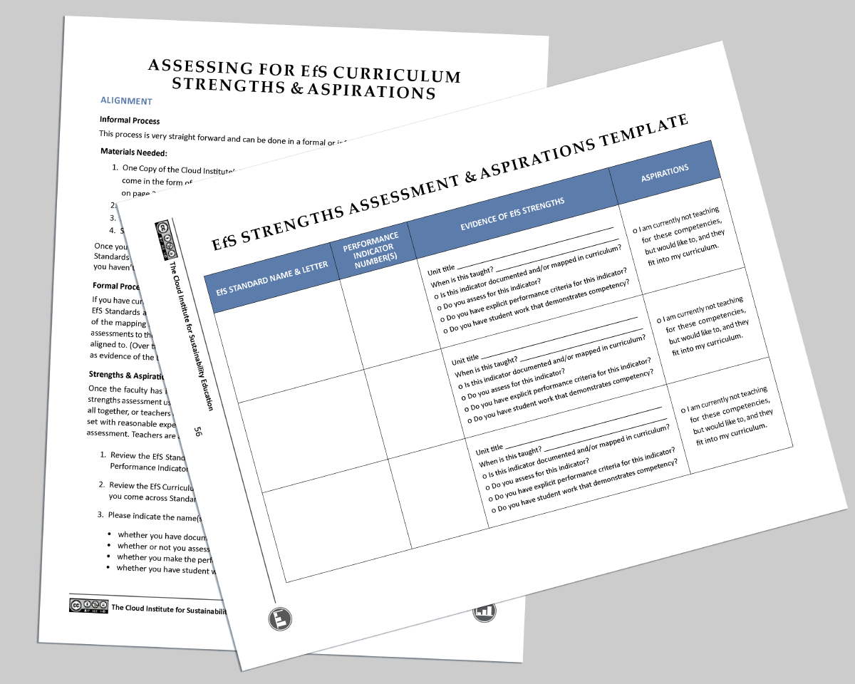 EfS Assessment Tools — The Cloud Institute for Sustainability Education