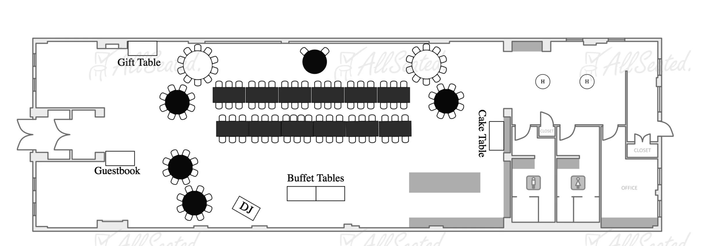 Wedding Reception Layouts