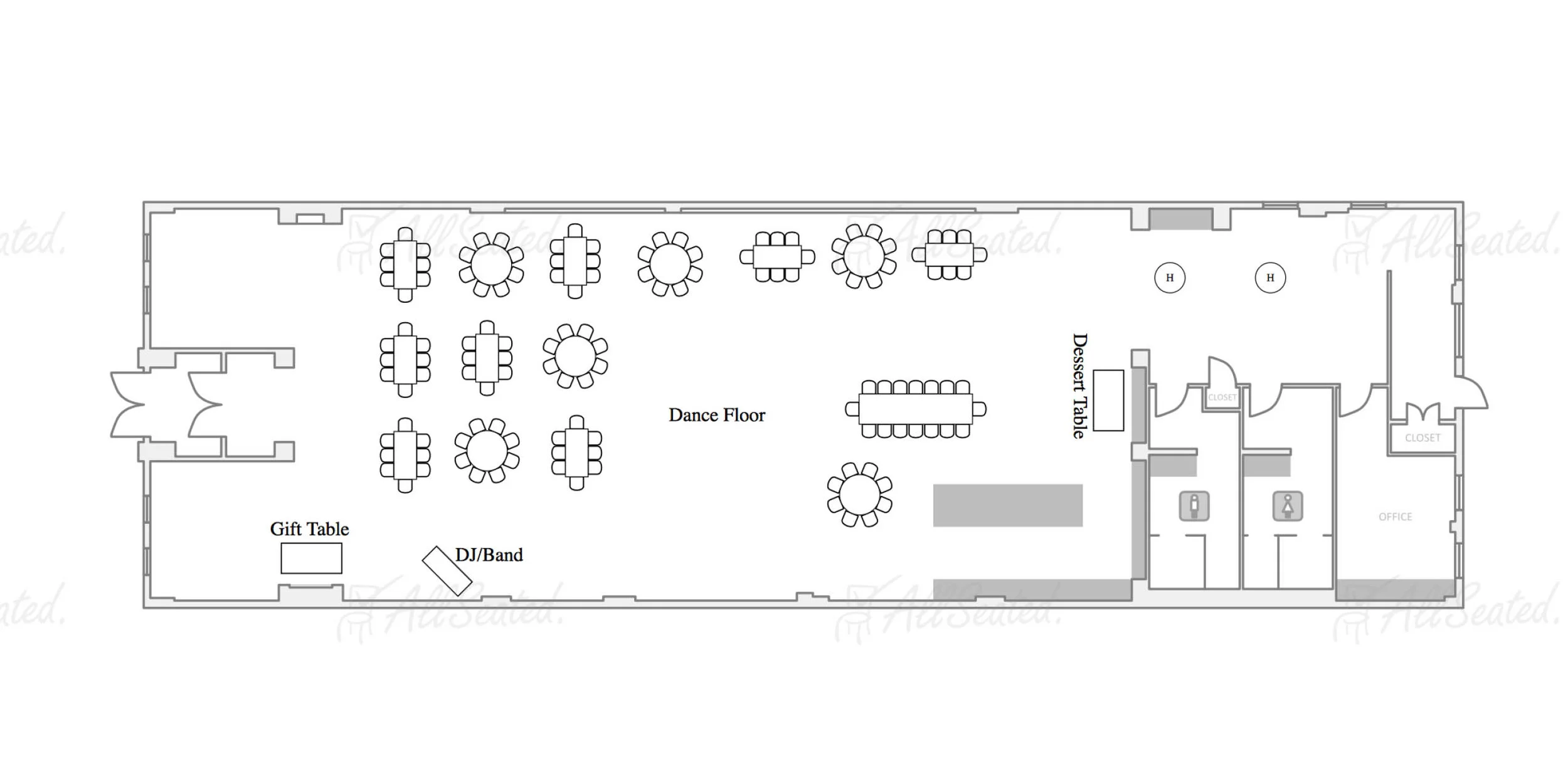 Wedding Reception Layouts