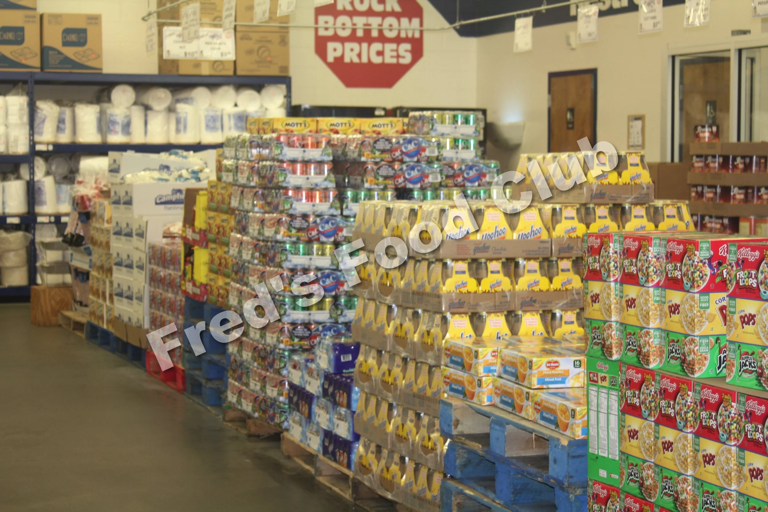 What's Inside? — Fred's Food Club