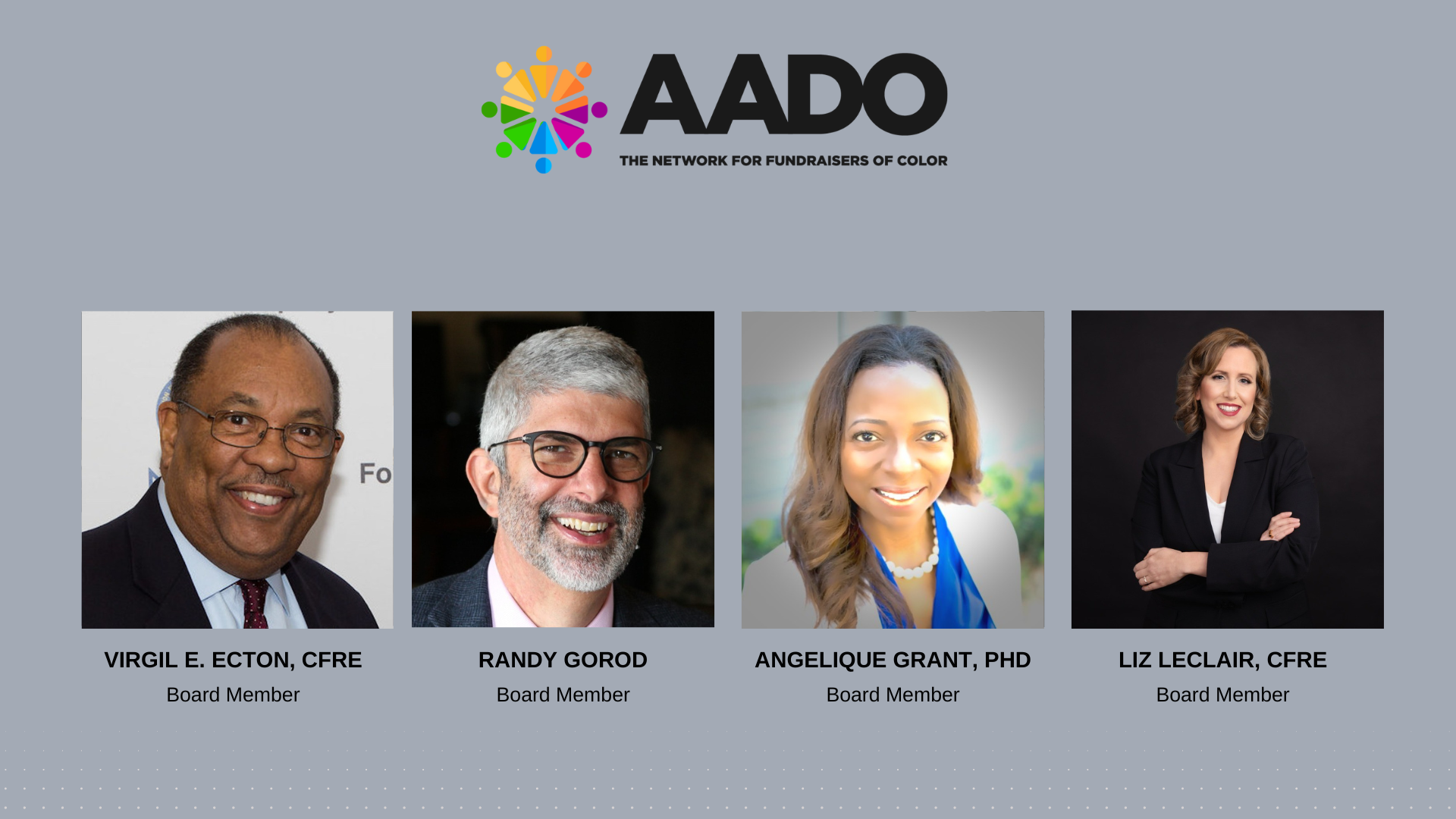 AADO BOARD OF DIRECTORS — AADO - AFRICAN AMERICAN DEVELOPMENT OFFICERS