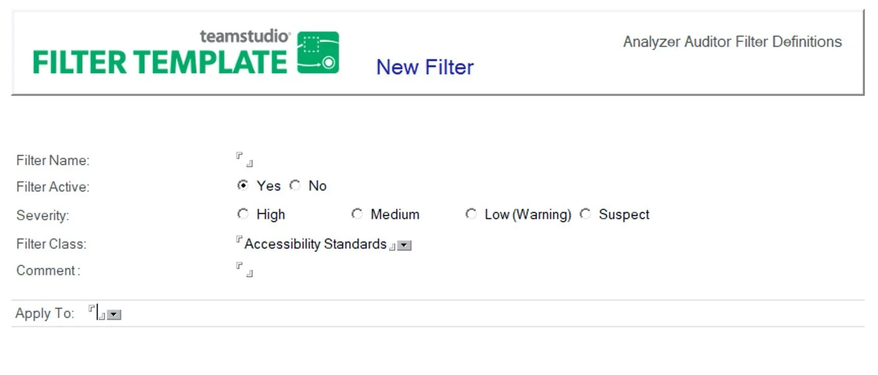 Tech Tip: Create Your Own Application Audit Filters for Fun and Profit — Teamstudio