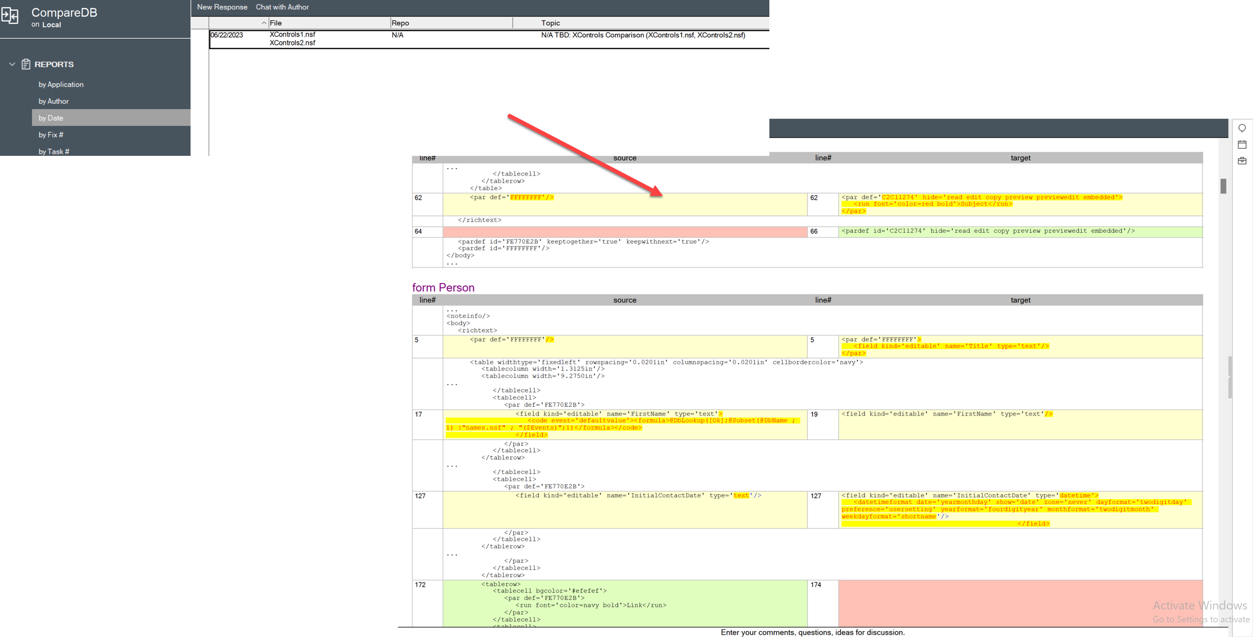 New Delta Feature in Domino 12.0.1 Provides Basic Differencing Capability — Teamstudio