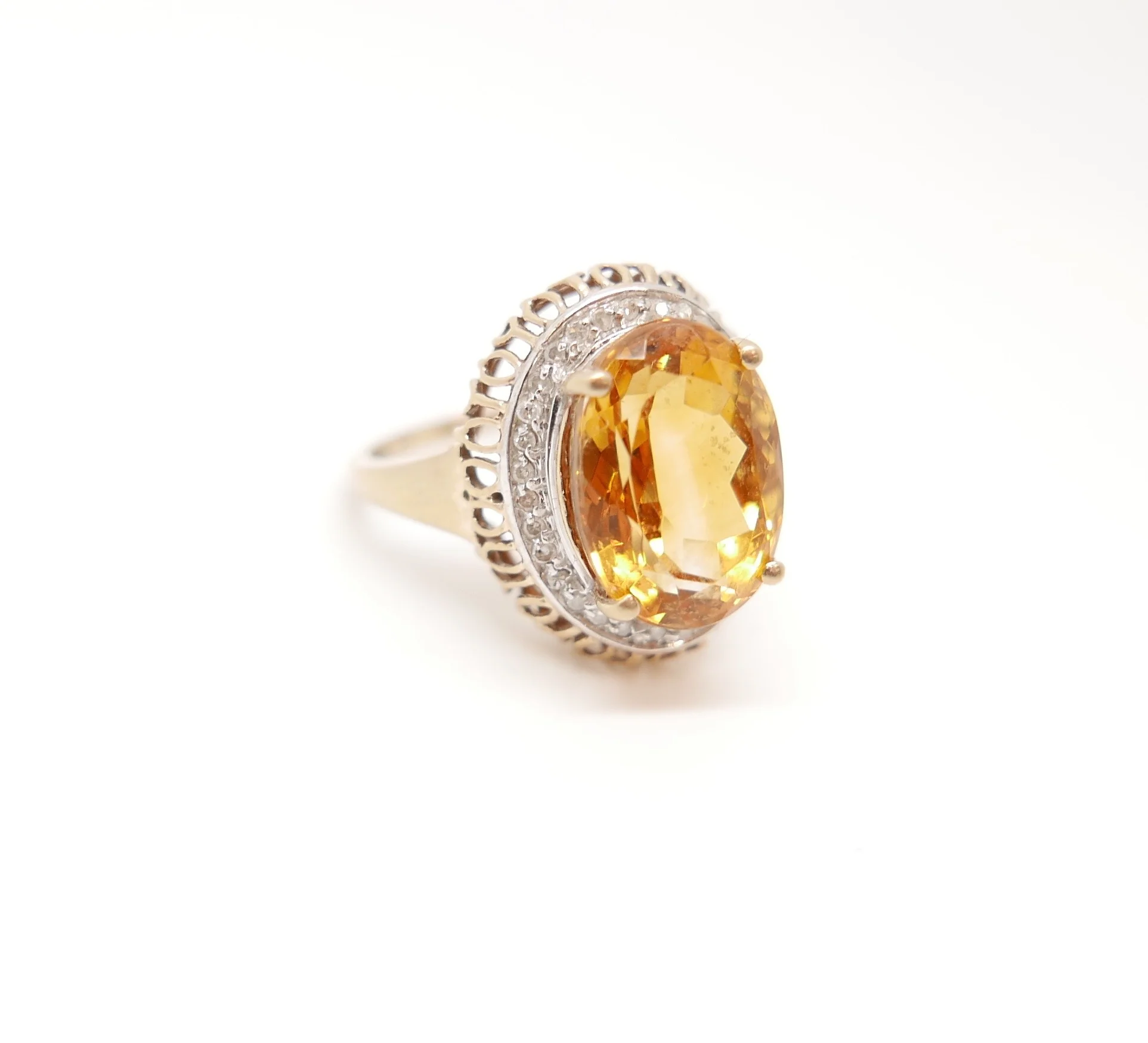 Large 9ct Gold Cocktail Ring — Antique Jewellery Boutique | Vintage ...