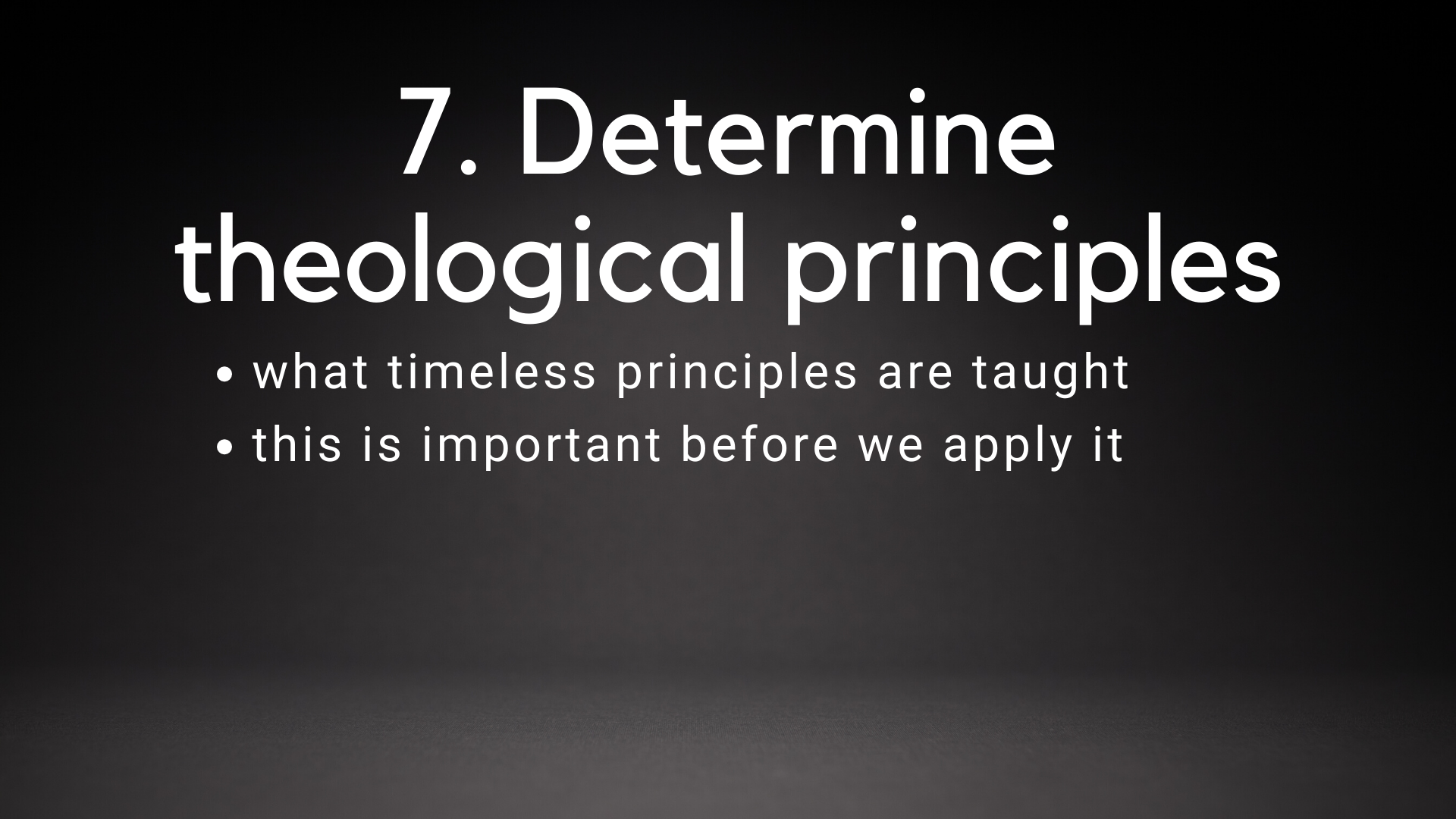 Basic Bible Study Cedars Church