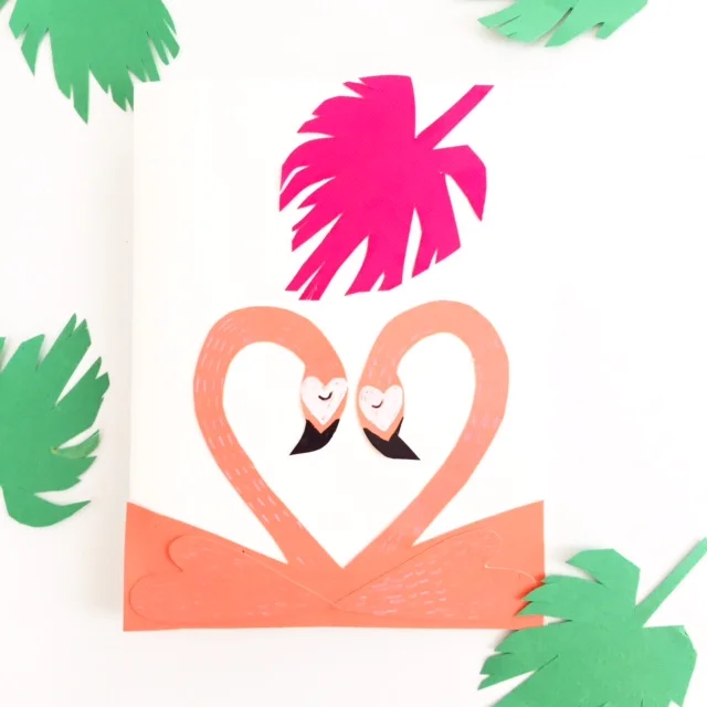Flamingo Valentine — ART CAMP