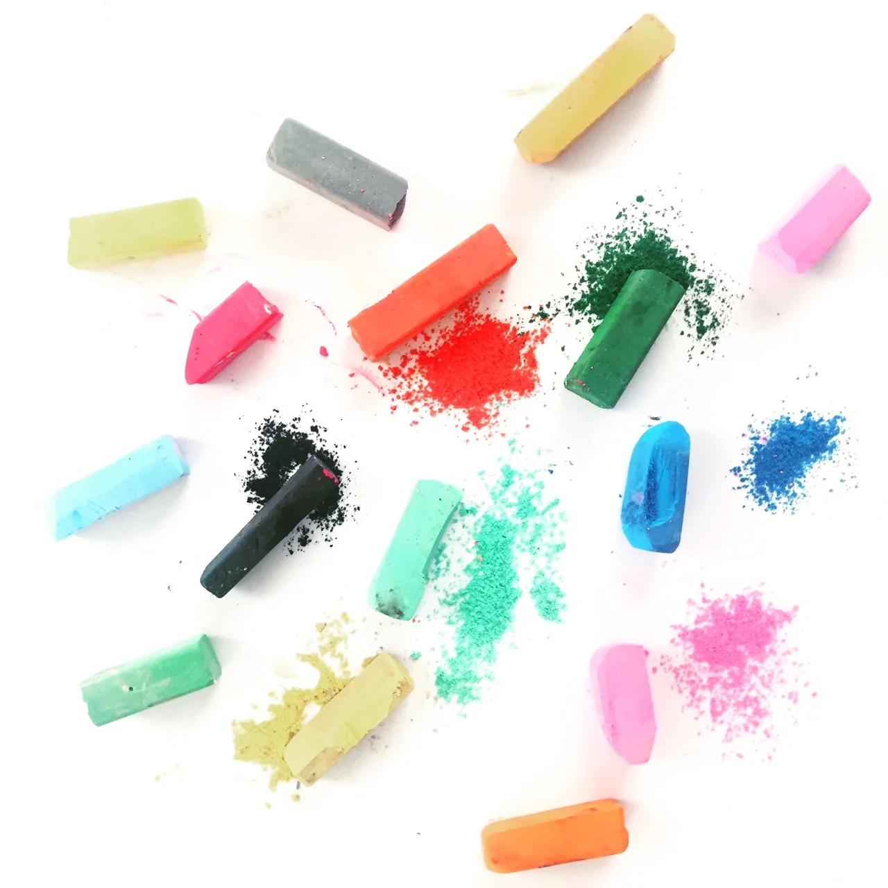 Floating Chalk Impressionist Paintings — ART CAMP