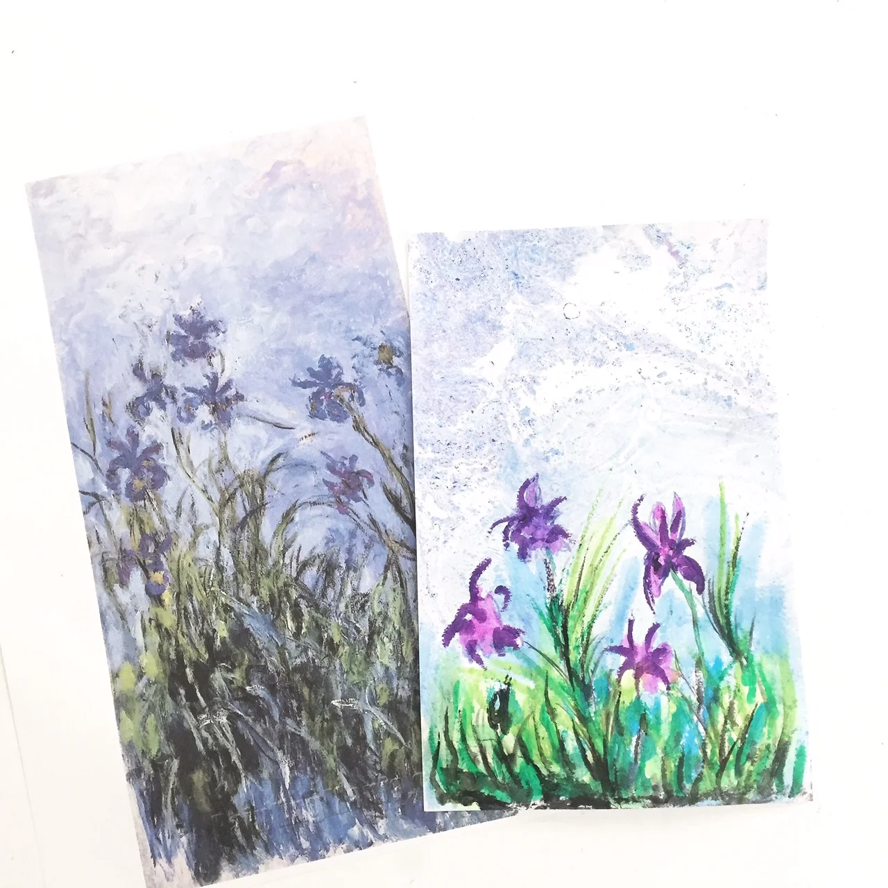 Floating Chalk Impressionist Paintings — ART CAMP