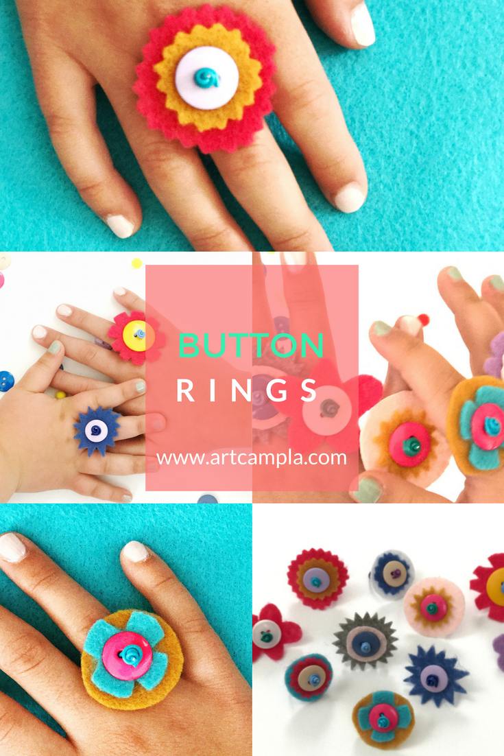 DIY Button Rings — ART CAMP