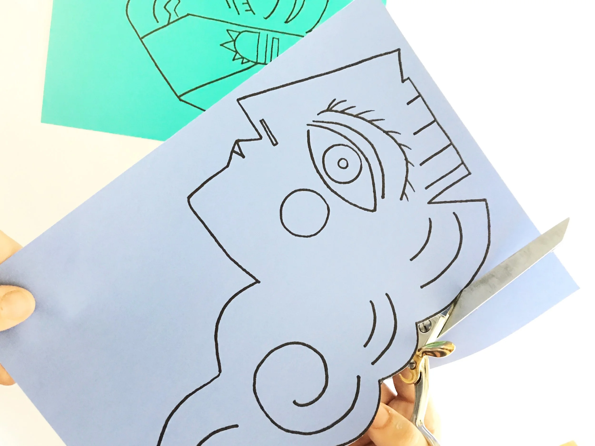 Picasso Style Paper Sculpture — ART CAMP
