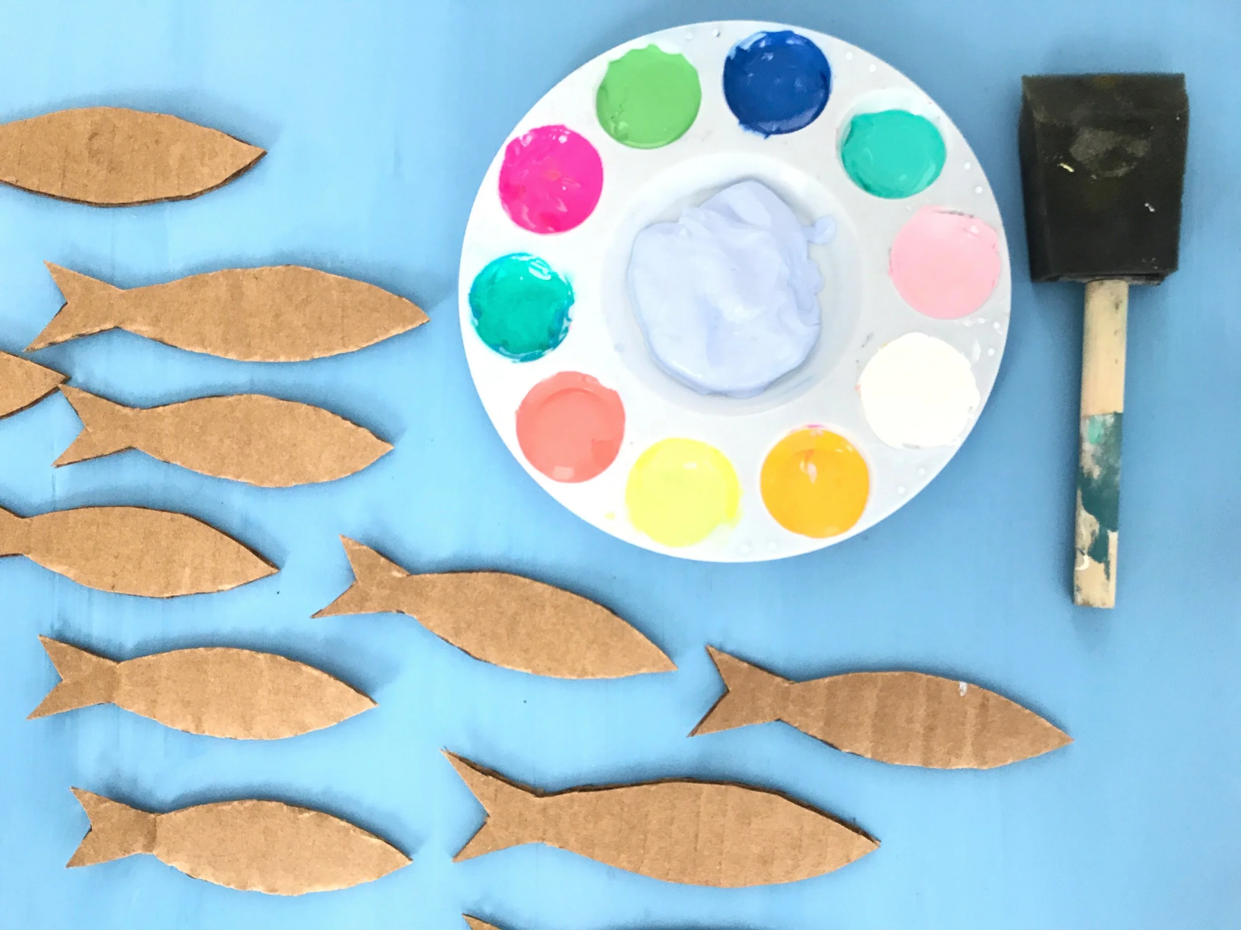 School of Fish Sculpture — ART CAMP