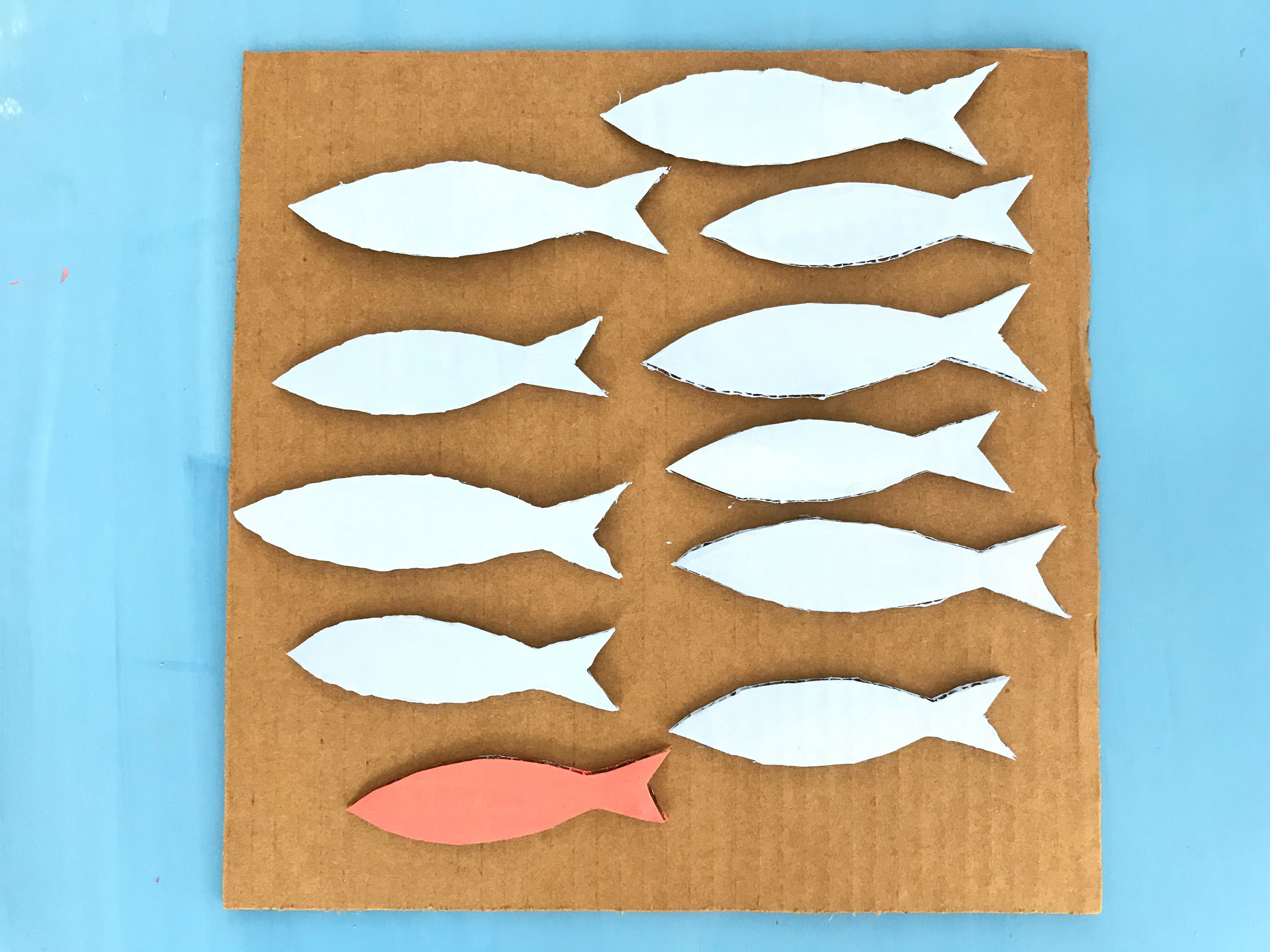 School of Fish Sculpture — ART CAMP