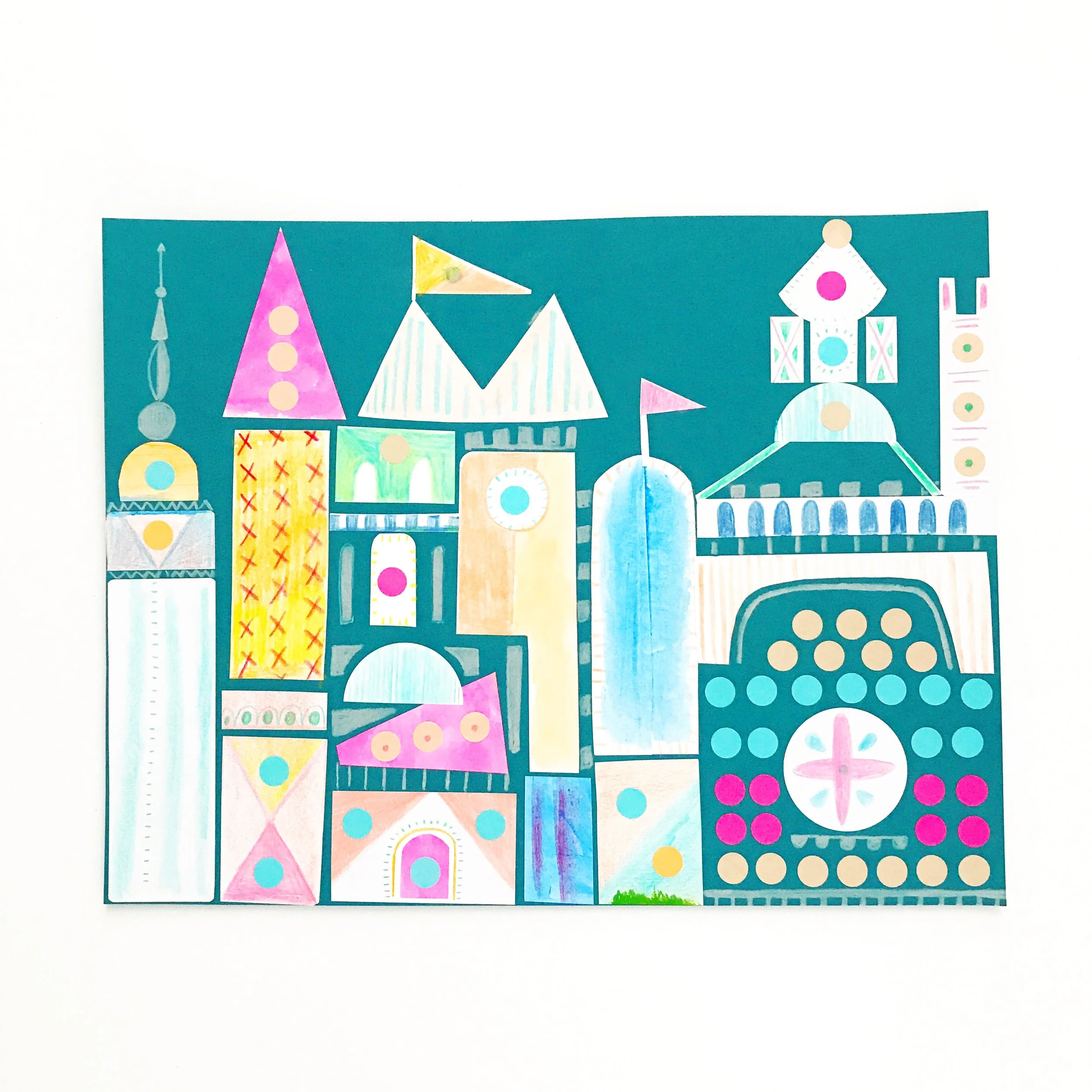 STICKER CASTLE INSPIRED BY MARY BLAIR — ART CAMP
