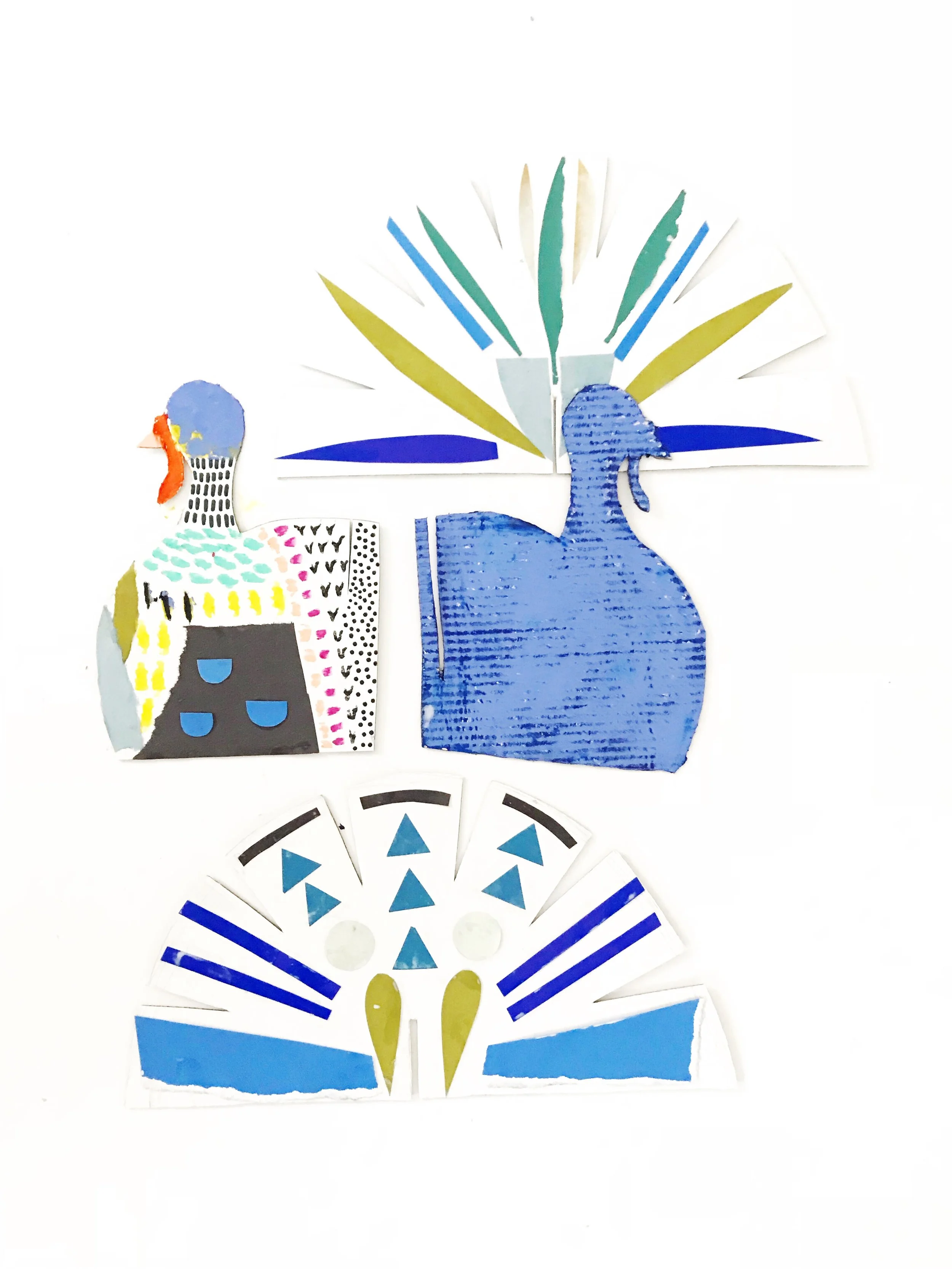 Cardboard Collage Turkey — ART CAMP