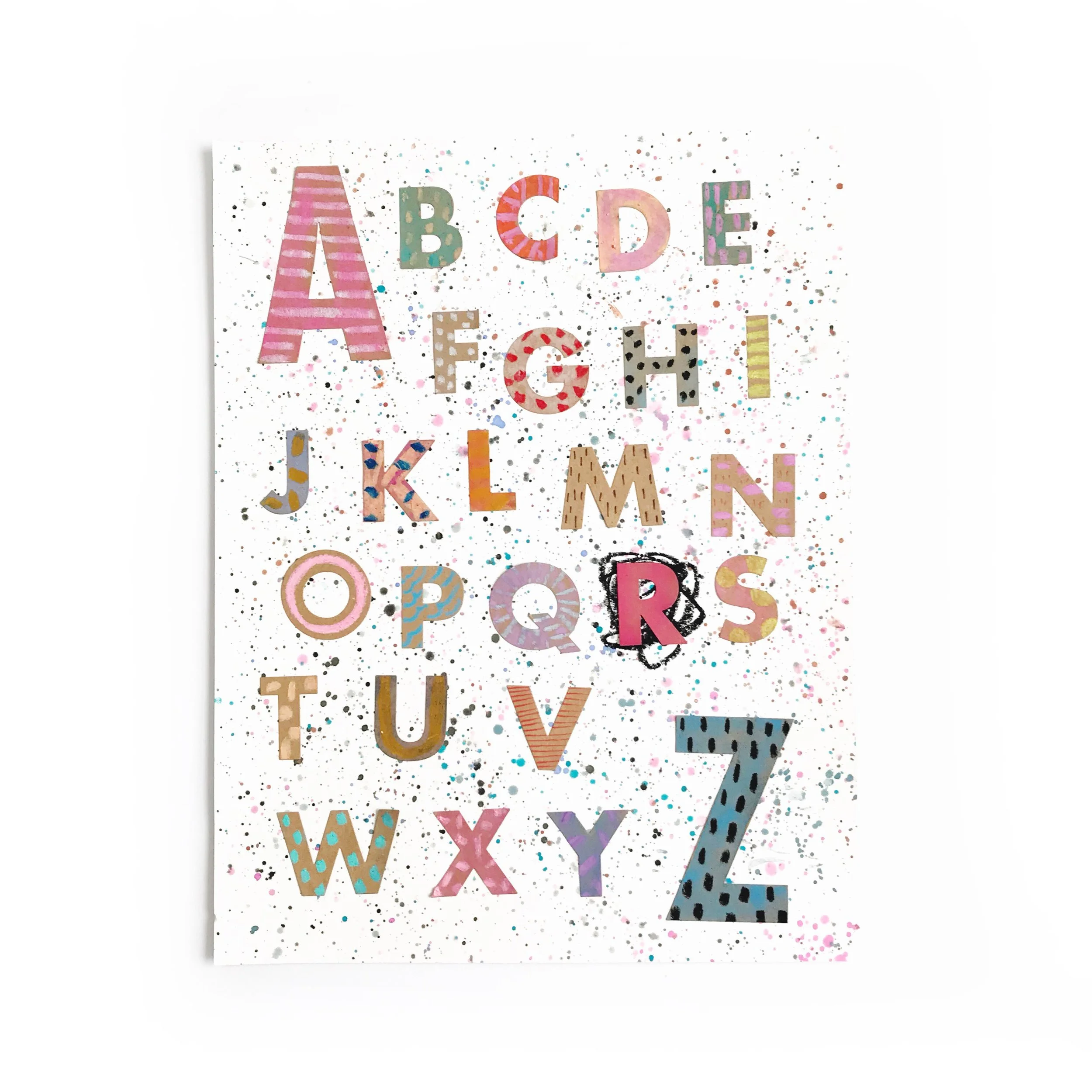 Alphabet Art For Kids - Collage With Letters — ART CAMP