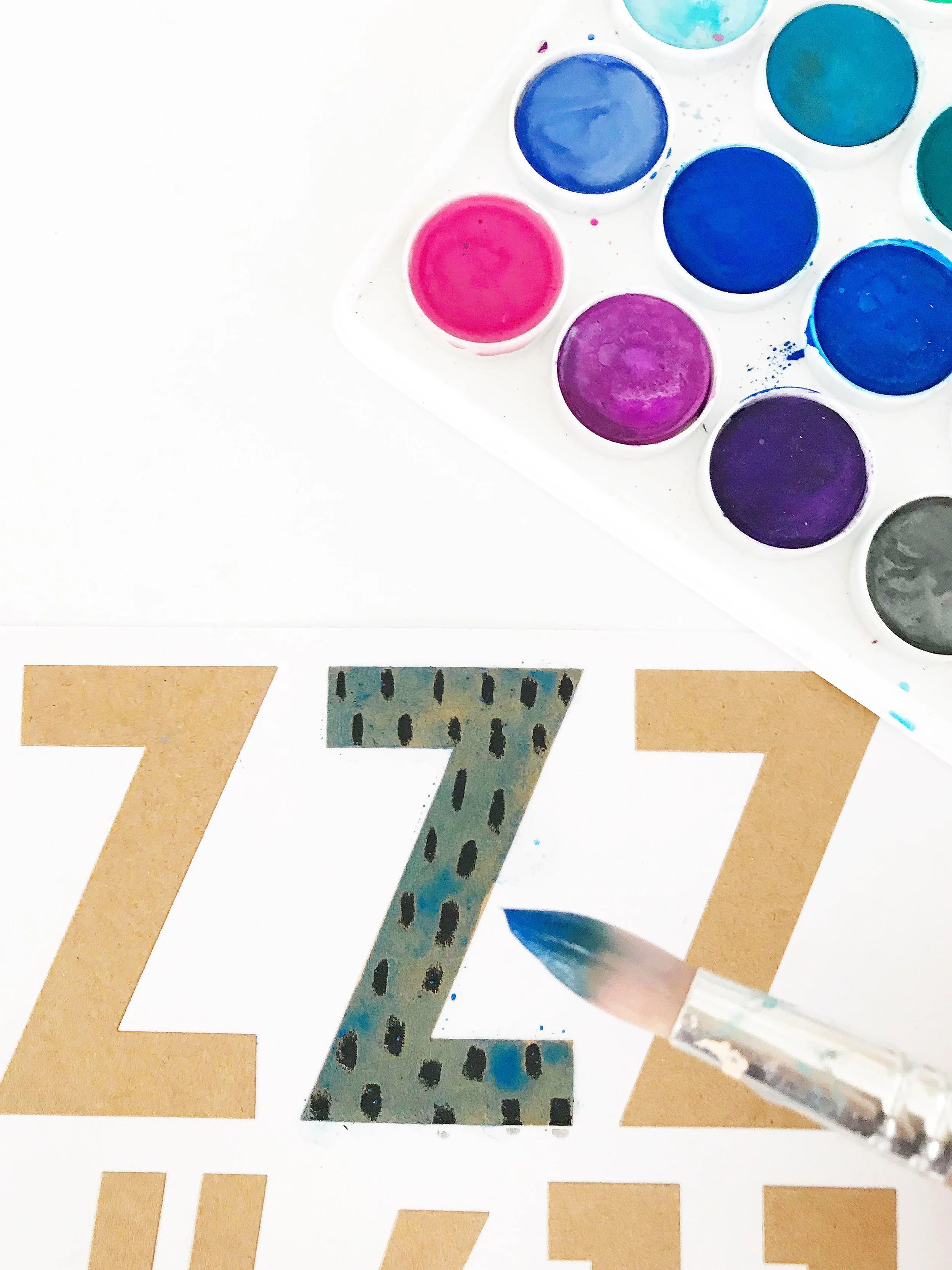 Alphabet Art For Kids - Collage With Letters — ART CAMP