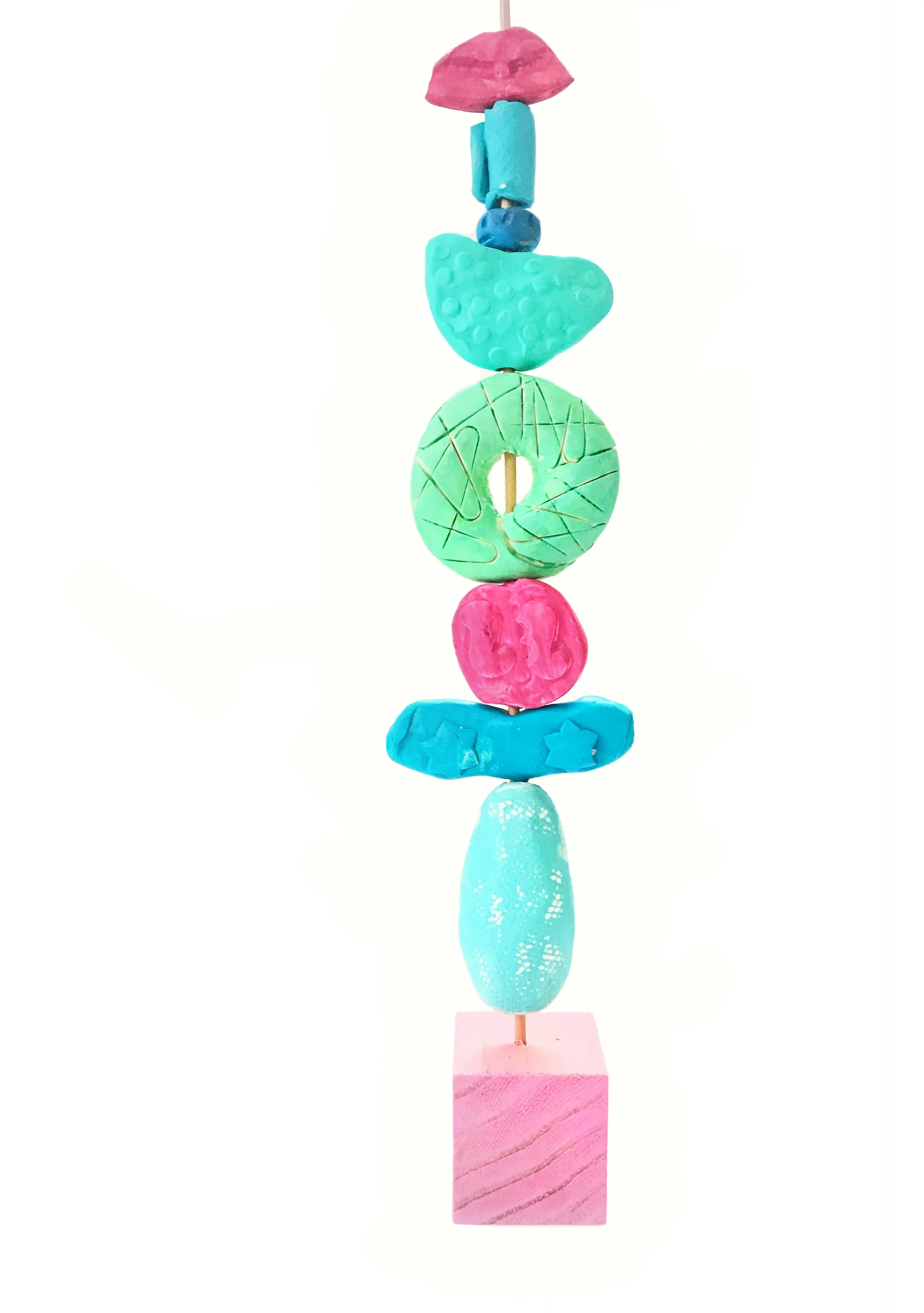 Modern Clay Stacked Sculpture — ART CAMP