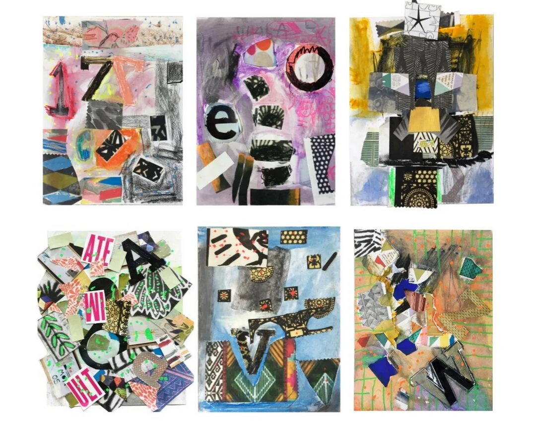 Rauschenberg Inspired Mixed Media Collage — ART CAMP