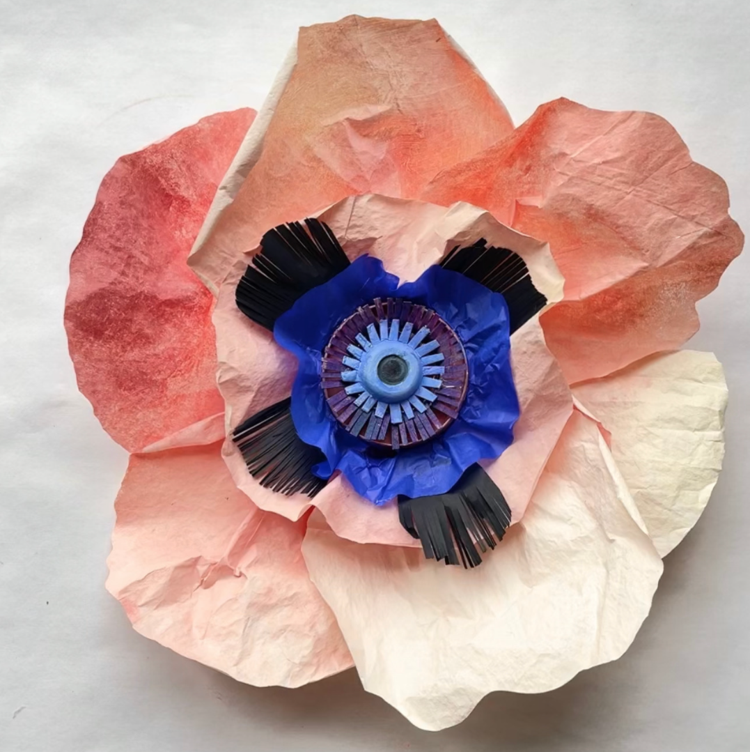 Georgia O'Keeffe inspired Giant Poppy Project | from ART CAMP Studio ...