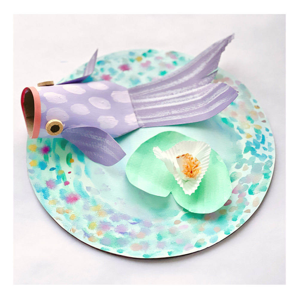 Koi Fish Project: Up-Cycled Art For Kids — ART CAMP