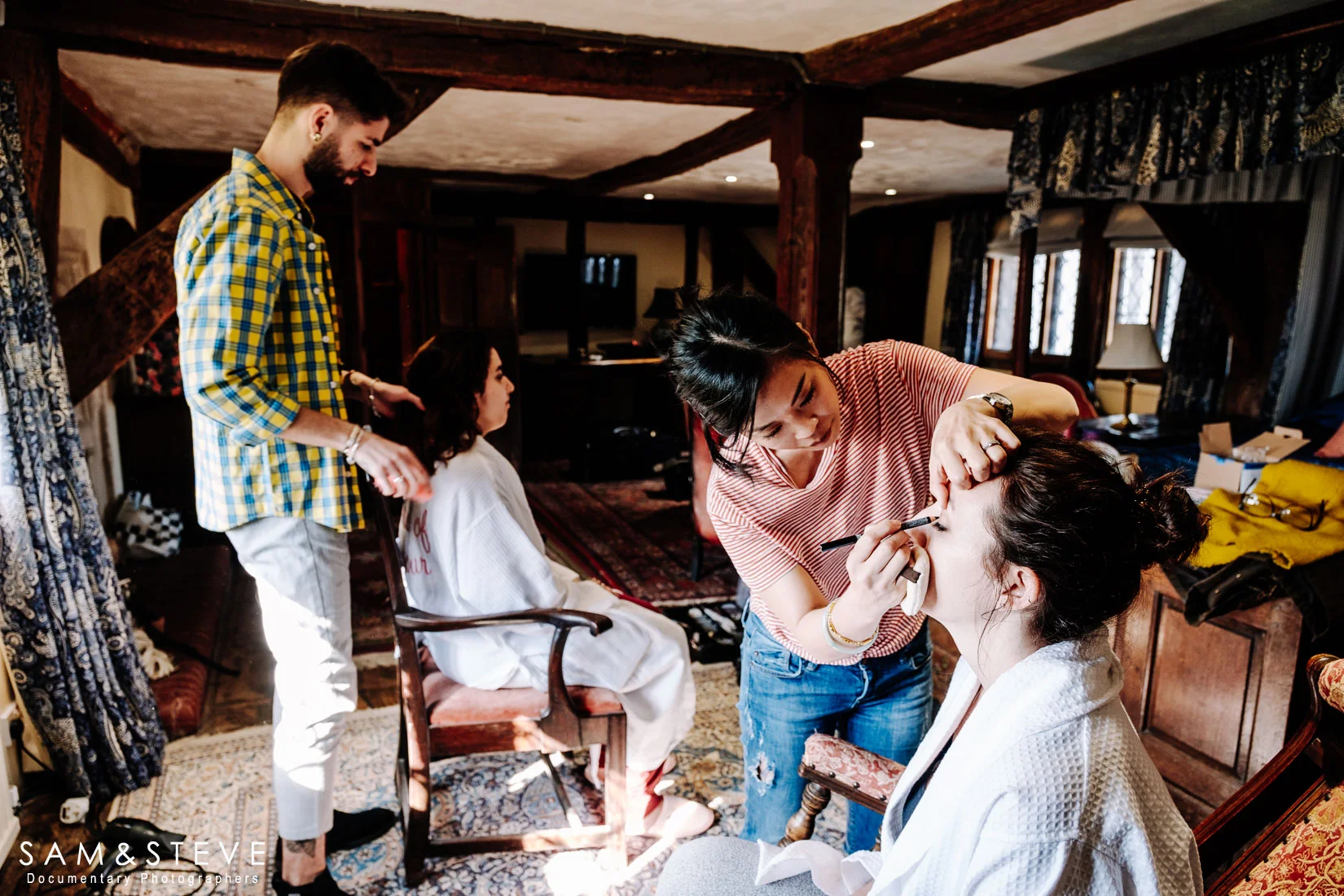 Notley Tythe Barn Wedding Photography: Josie and Rick