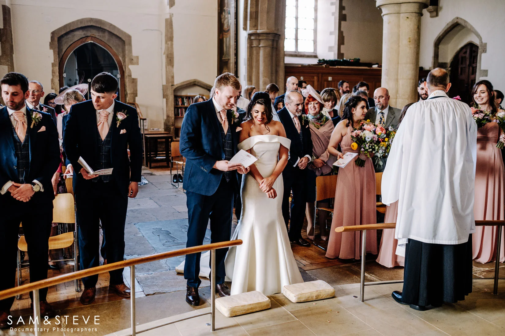 Notley Tythe Barn Wedding Photography: Josie and Rick