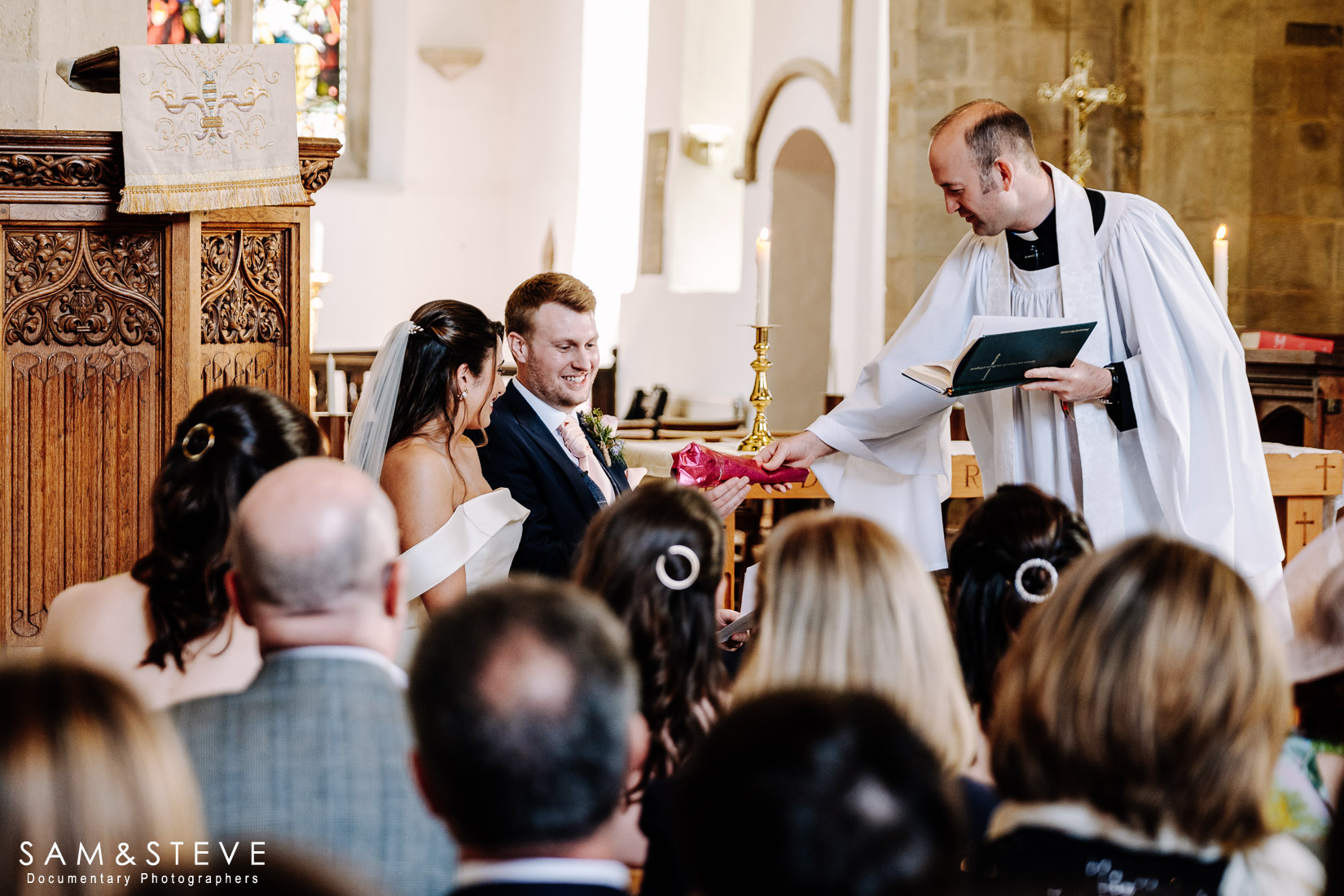 Notley Tythe Barn Wedding Photography: Josie and Rick