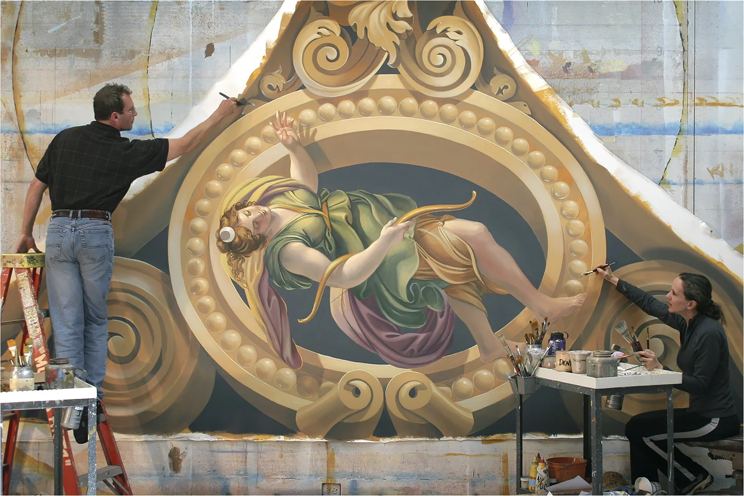 Hand Painted Wall Murals, Printed Murals, Fine Art Printing and Mosaic ...