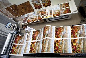 Hand Painted Wall Murals, Printed Murals, Fine Art Printing and Mosaic ...