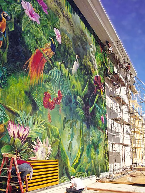 Hand Painted Wall Murals, Printed Murals, Fine Art Printing and Mosaic ...