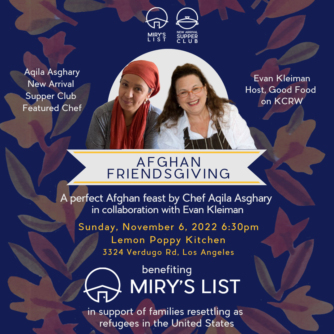 Afghan Friendsgiving — Miry's List