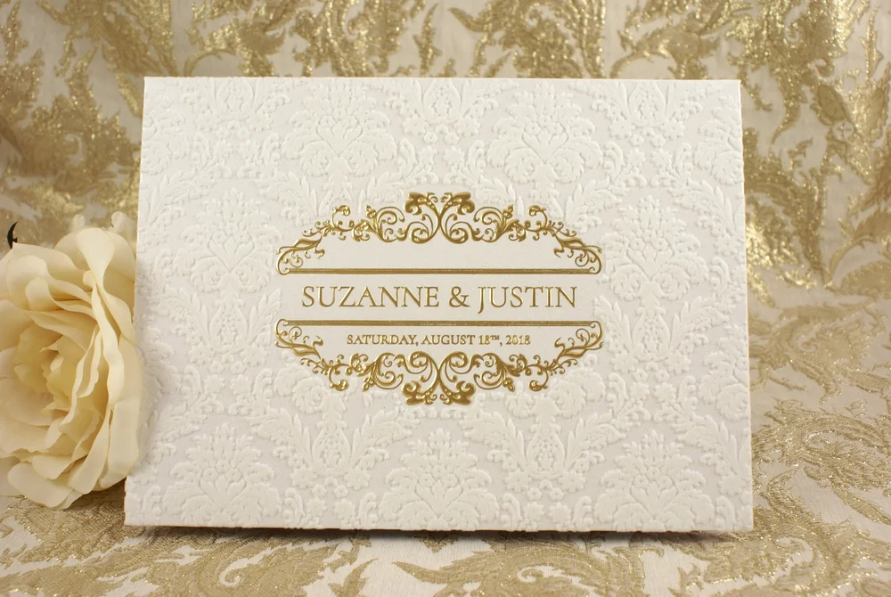 Damask Pattern Invitations