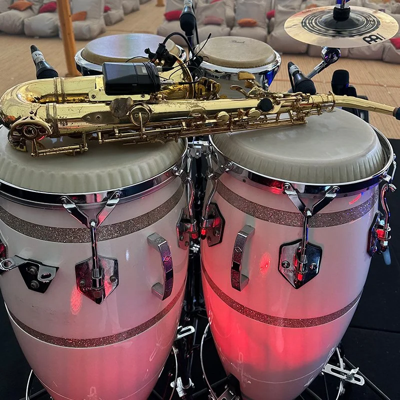 SAXOPHONE · PERCUSSION · DJ