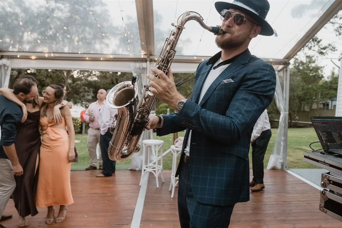 SAXOPHONE · PERCUSSION · DJ