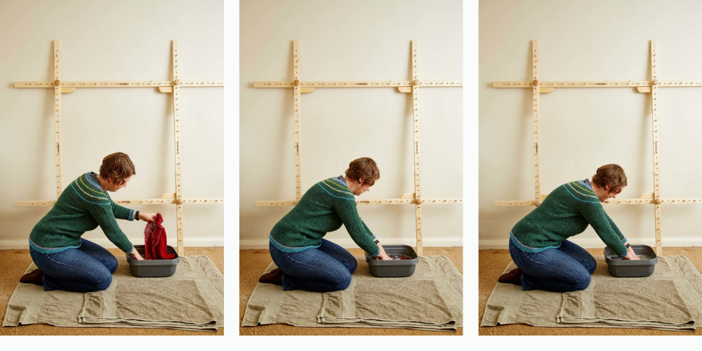 How to Block Using a Hap Stretcher, Part 1: Square or Rectangular Hap (Photo Tutorial) — Arnall ...